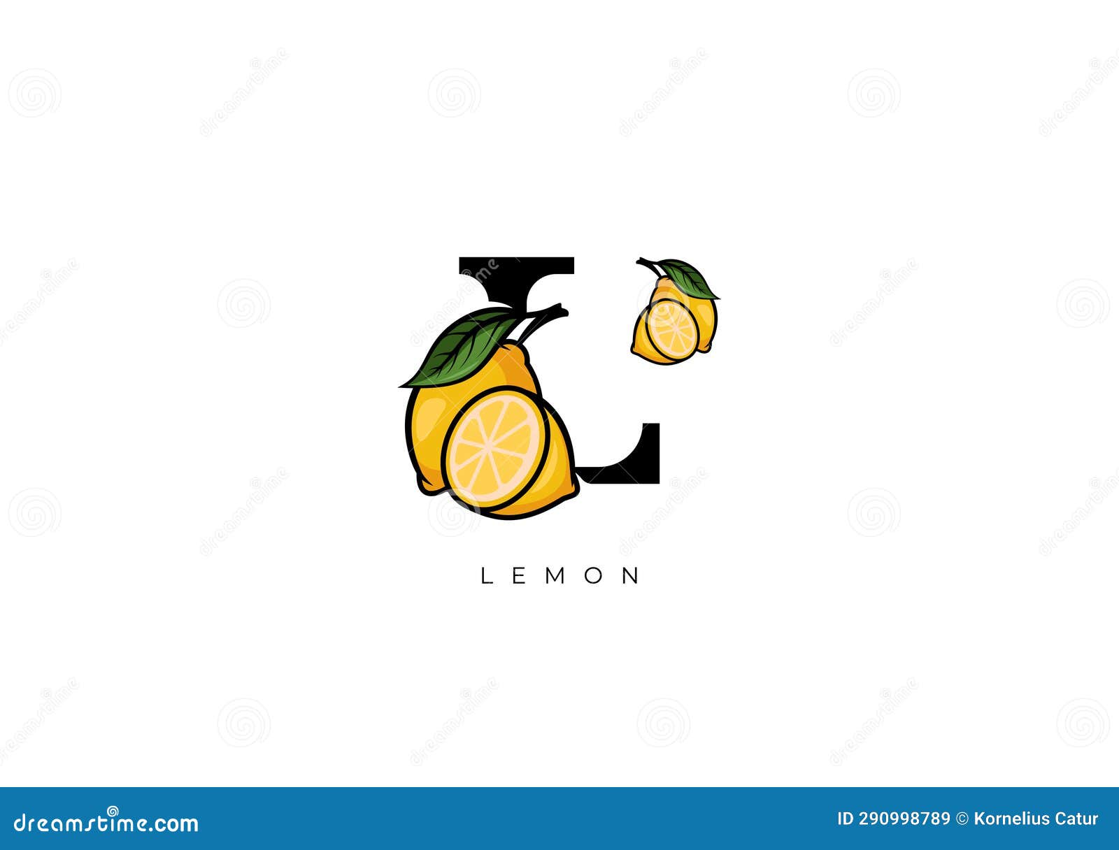Yellow LEMON FRUIT Vector, Great Combination of Lemon Symbol with ...