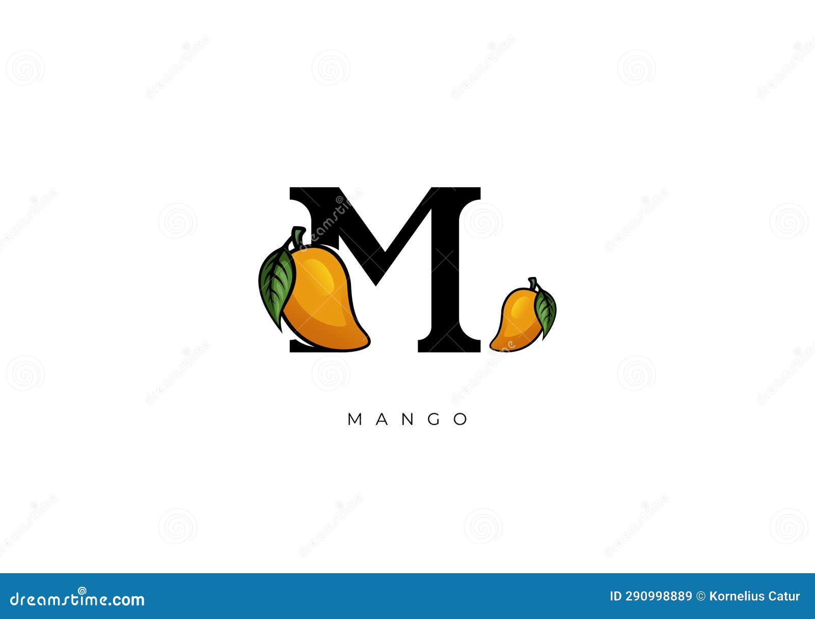 Yellow MANGO FRUIT Vector, Great Combination of Mango Symbol with ...
