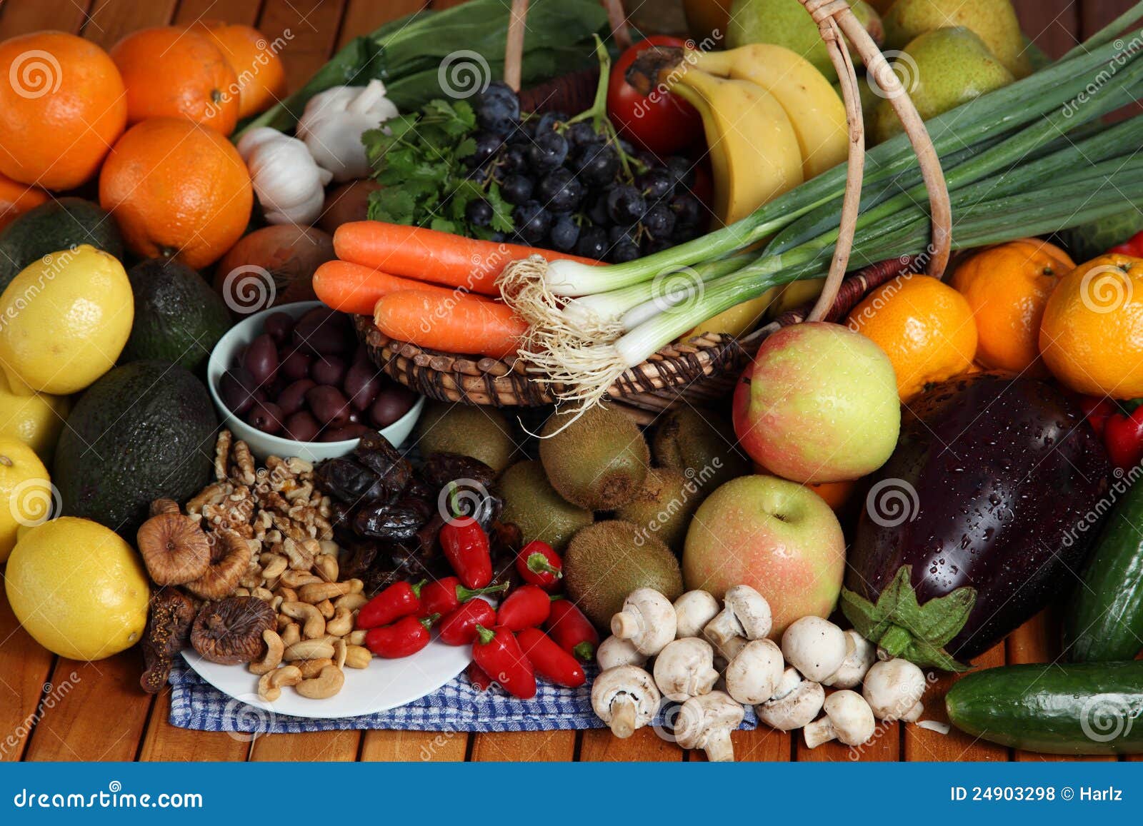 Fruit and veg arrangement stock photo. Image of fruit - 24903298