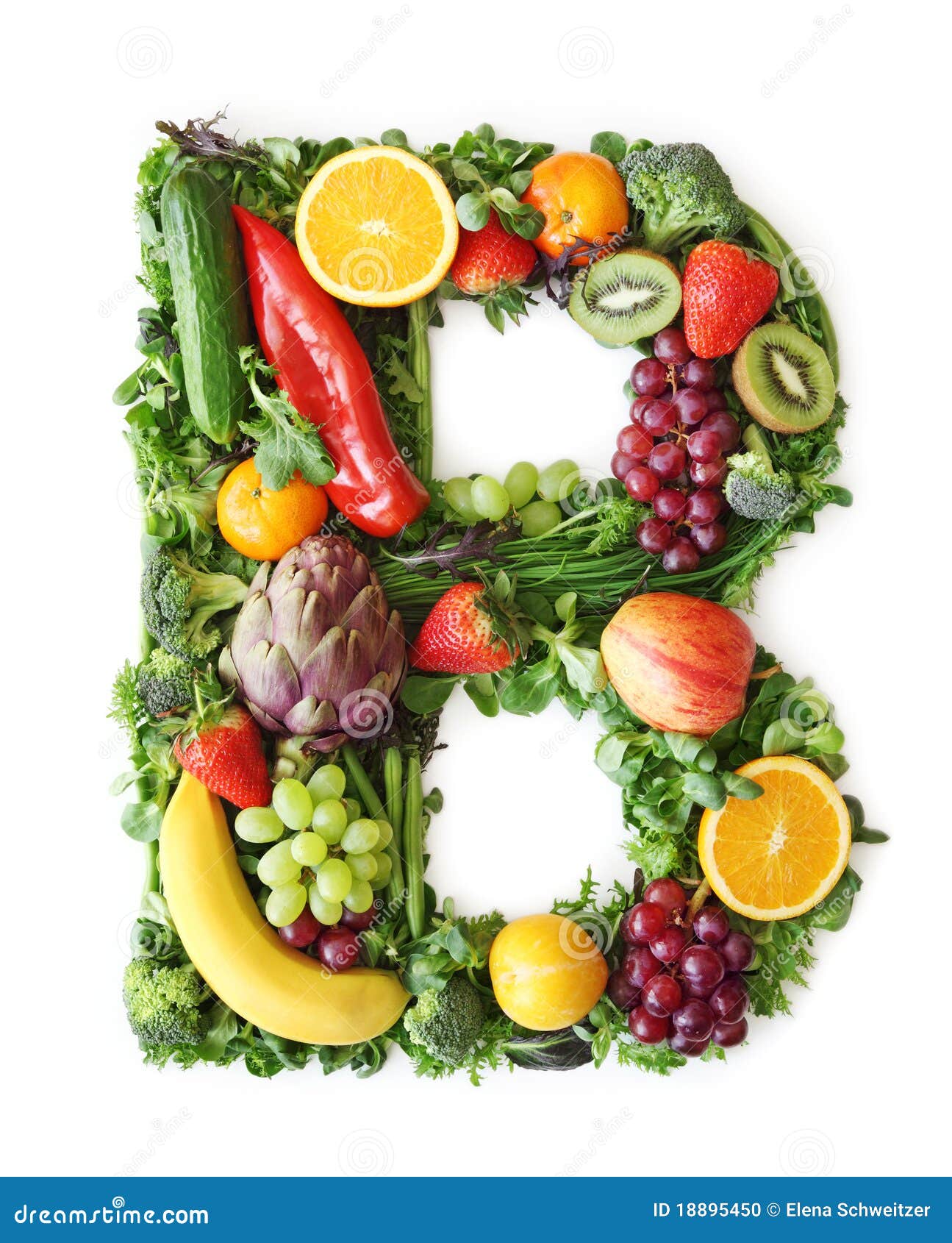 Fruit And Vegetable Alphabet Royalty-Free Stock Image | CartoonDealer ...