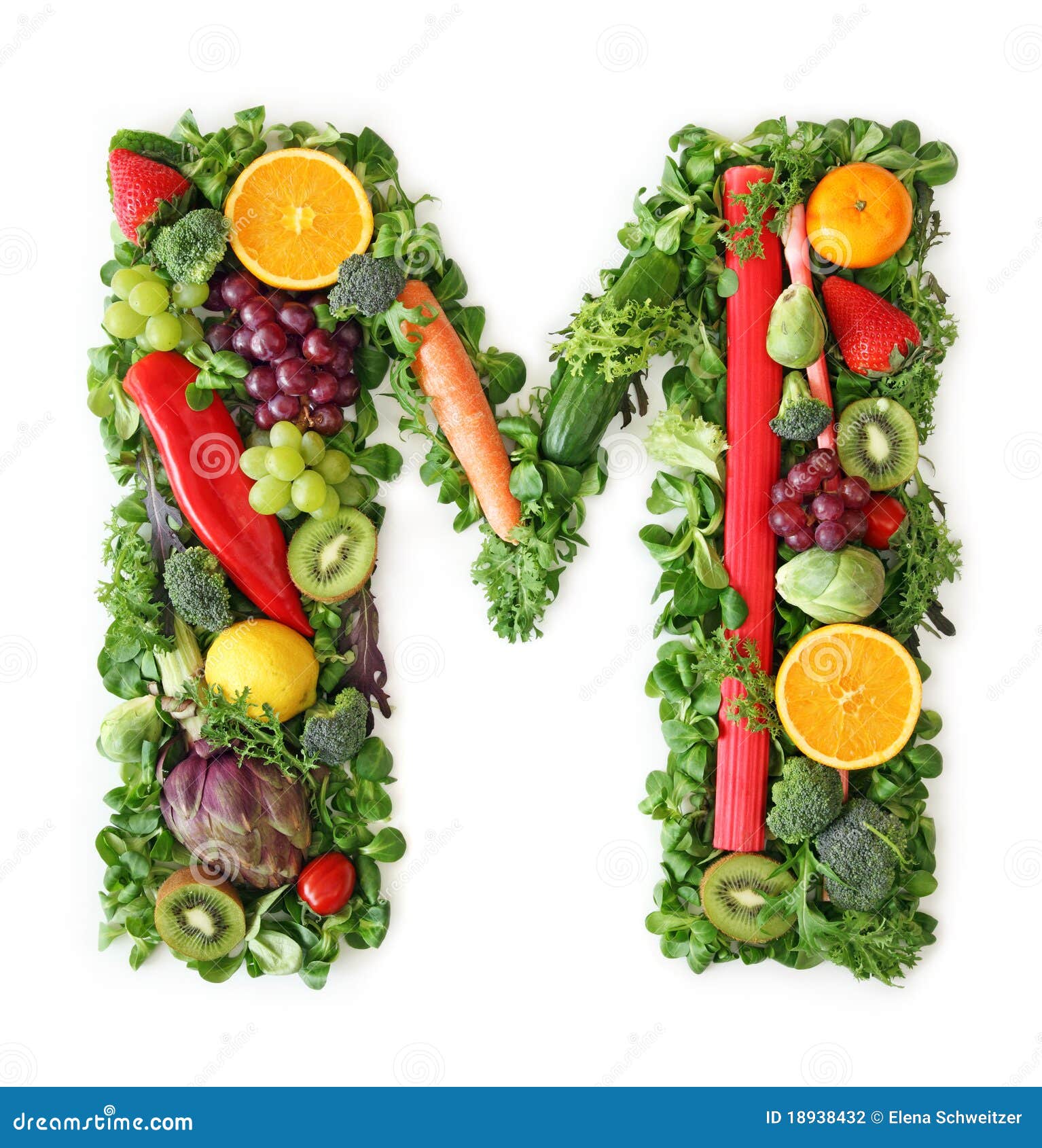 Fruit and Vegetable Alphabet Stock Photo - Image of cucumber, peach ...