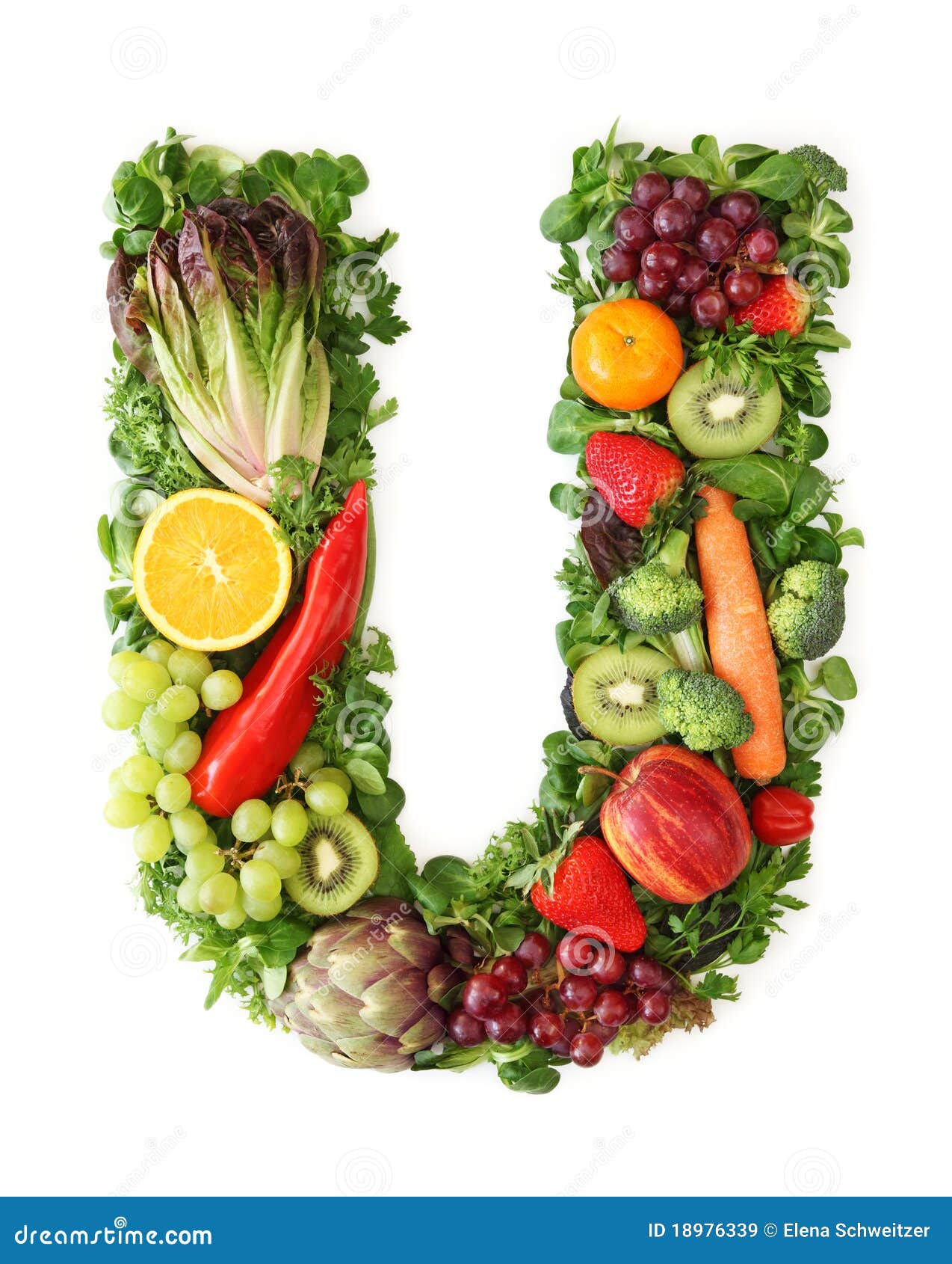 Fruit And Vegetable Alphabet Stock Image | CartoonDealer.com #18976339