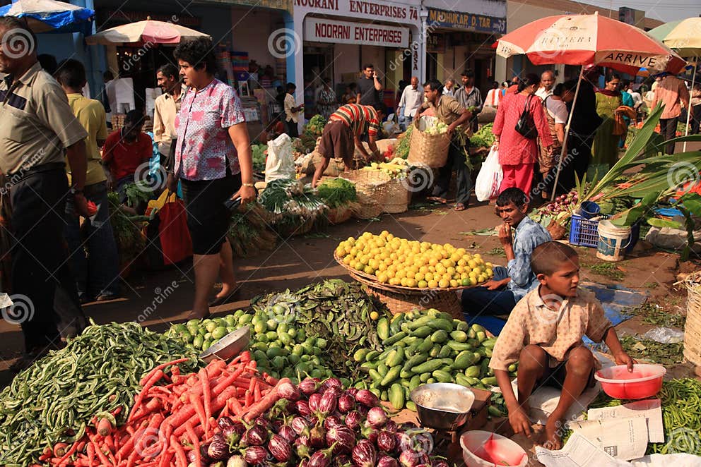 Fruit and Vegetable Market Goa Editorial Photo - Image of india ...
