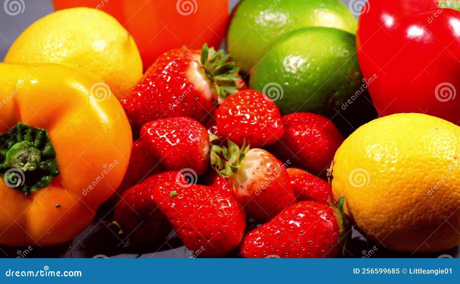 Fruit and Vegetable Selection for Vitamin C Stock Video - Video of ...