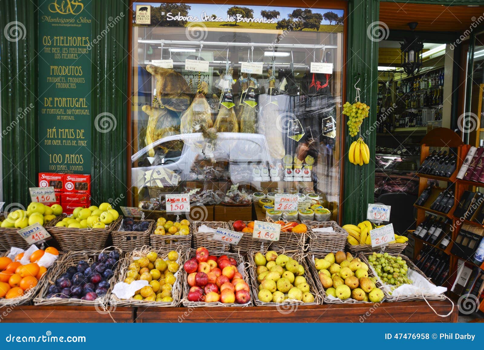 Fruit and Vegetable Shop in Lisbon Editorial Stock Photo - Image of ...