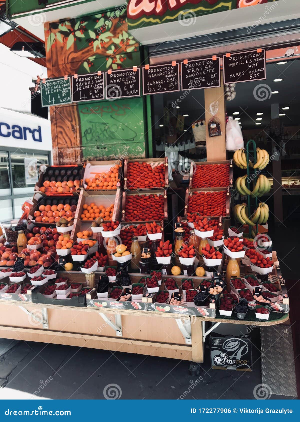 Fruit and Vegetable Shop in Paris Editorial Photo - Image of paris ...