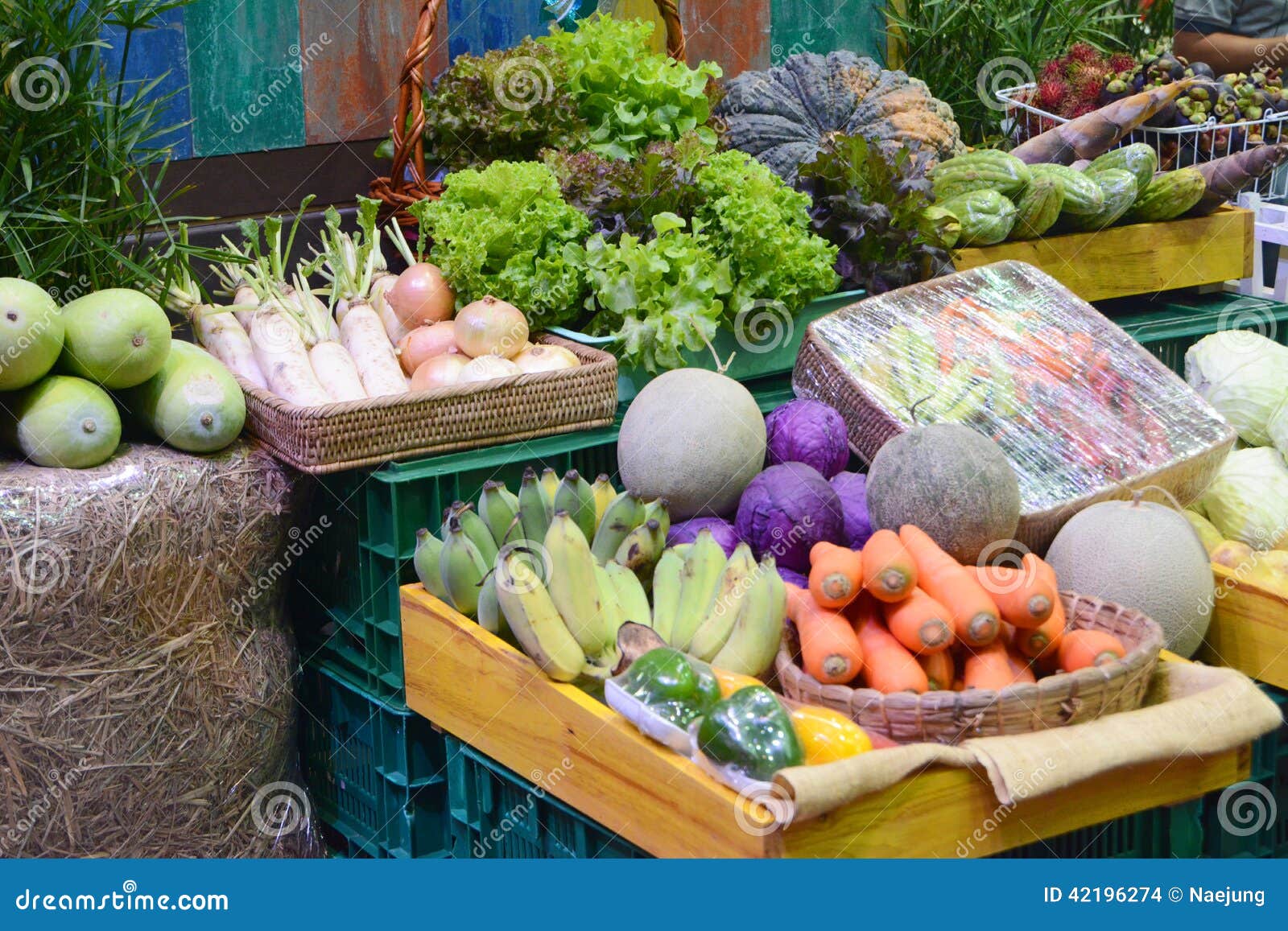 Fruit and vegetables stock photo. Image of healthy, health - 42196274
