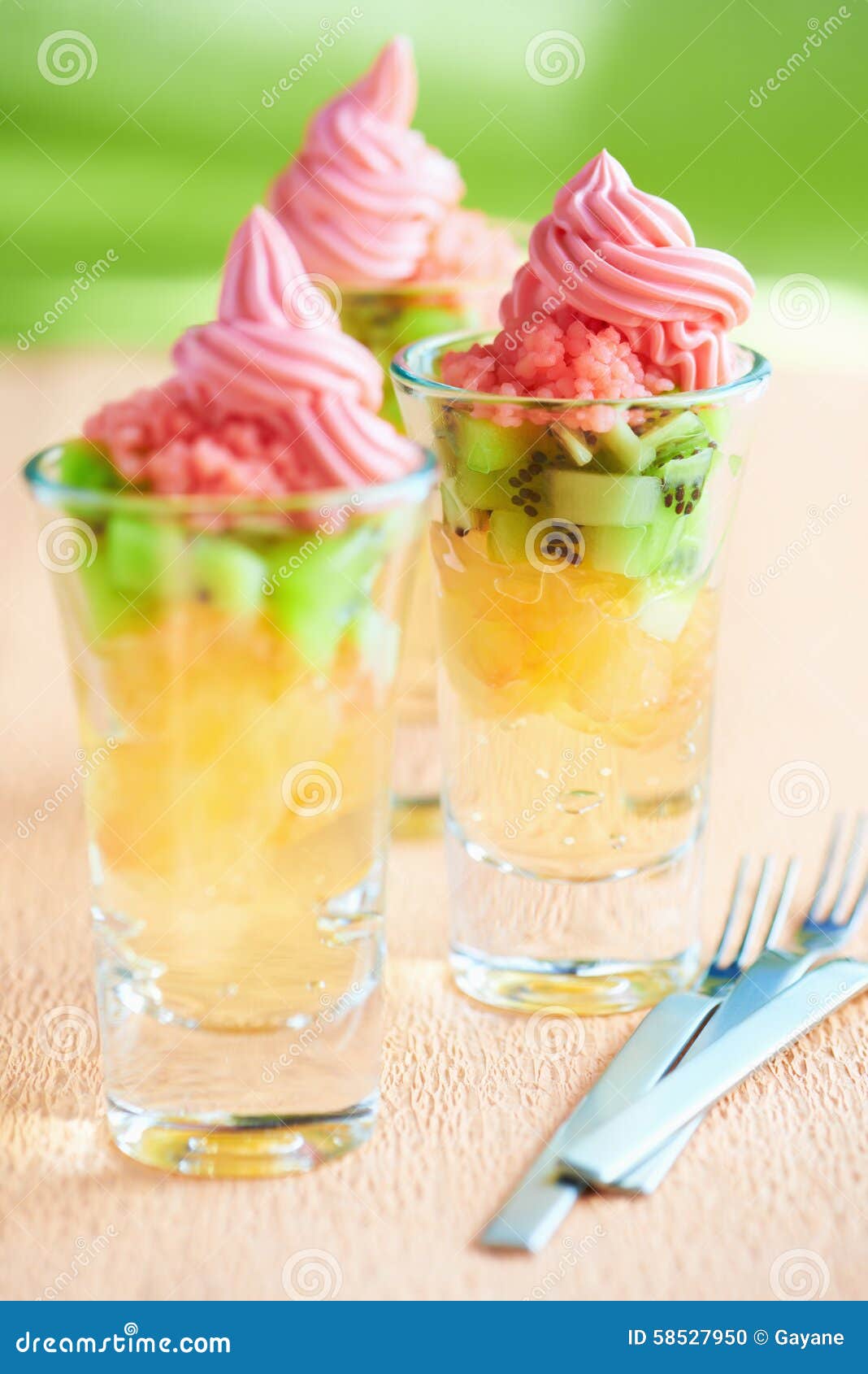 Fruit verrines stock photo. Image of healthy, antipasto - 58527950
