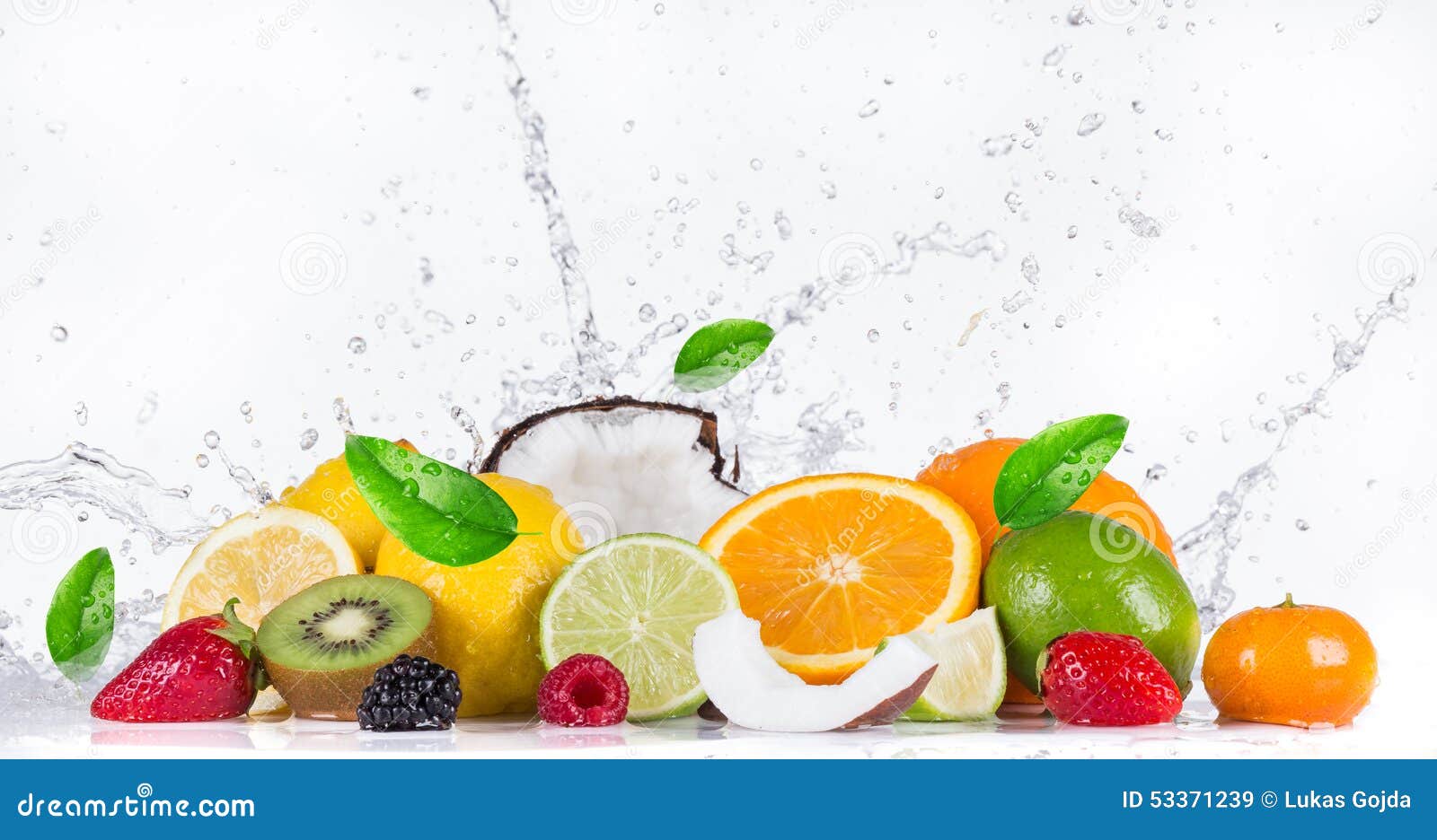 Fruit with water splash stock image. Image of bubble - 53371239