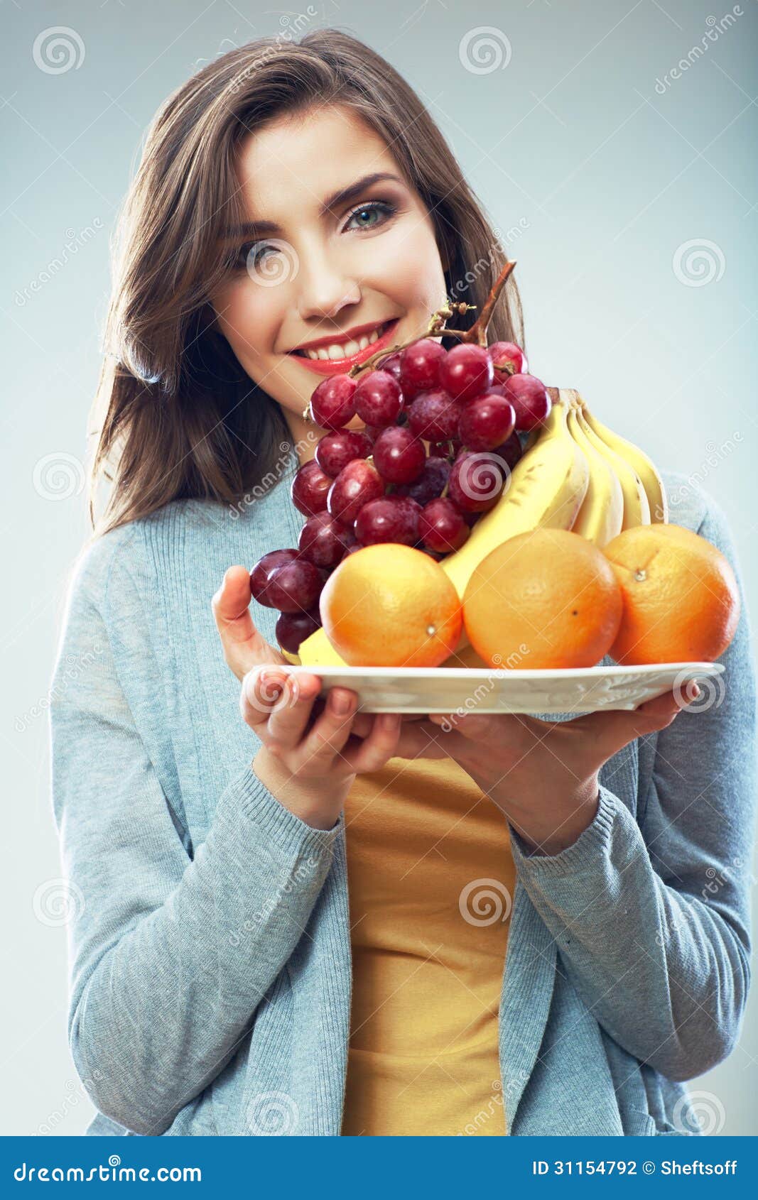 Fruit woman stock photo. Image of banana, health, lady - 31154792 Fruit woman stock photo. Image of banana, health, lady - 31154792