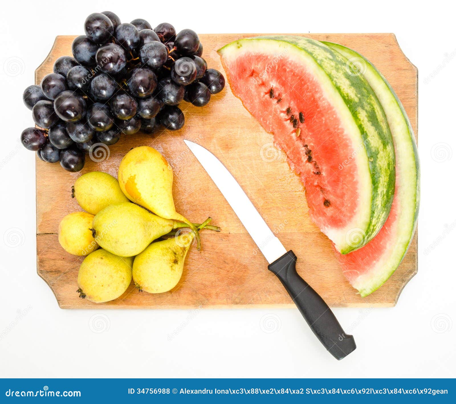 Fruit on a wood board stock photo. Image of fresh, close - 34756988
