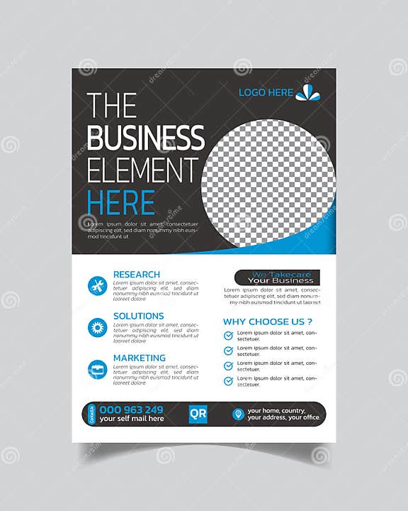 Fruitful Small Business Leaflet or Creative Business Flyer Template ...