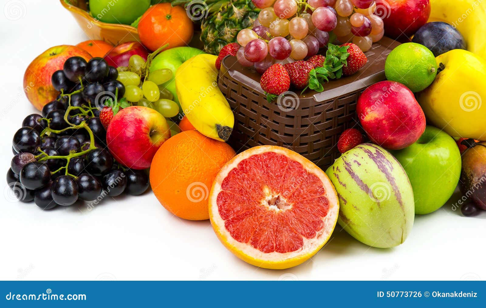 Fruits All Together stock photo. Image of lemon, heap - 50773726