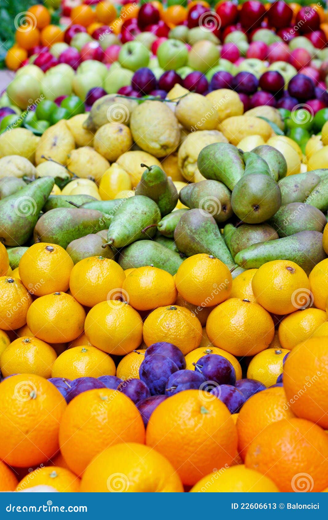 Fruits assortment stock image. Image of pile, lemon, orange - 22606613