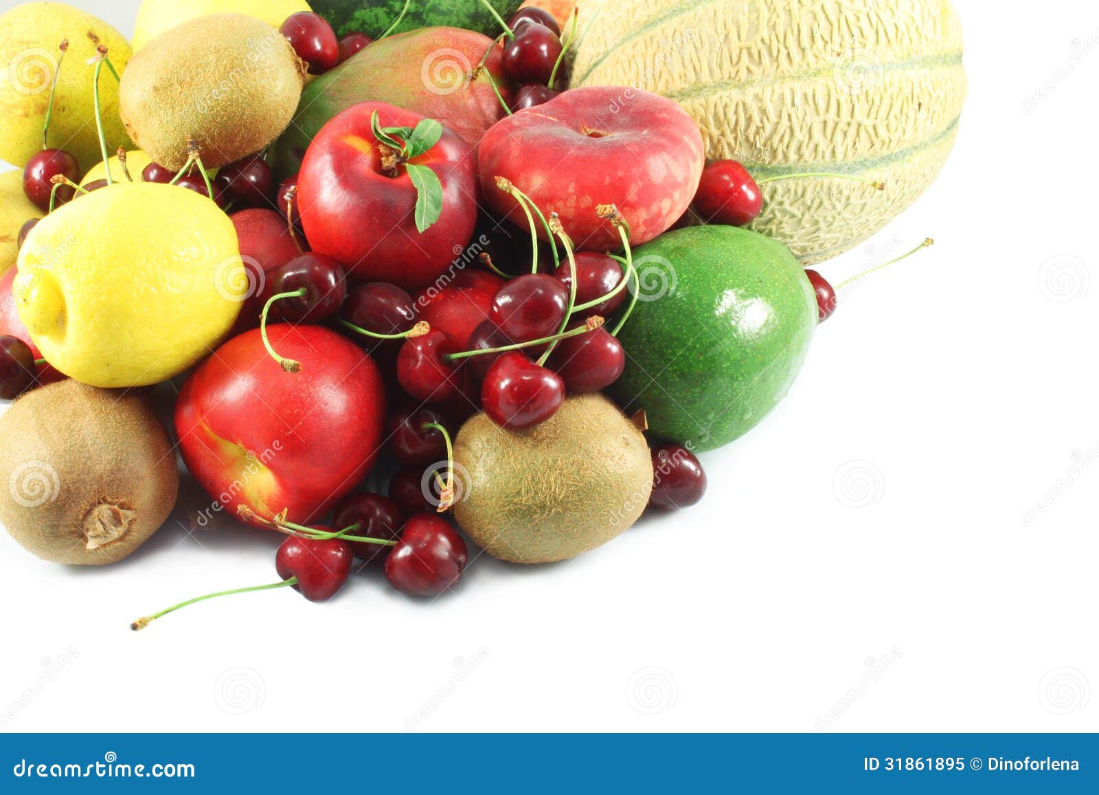 Fruits assortment stock image. Image of group, melon - 31861895