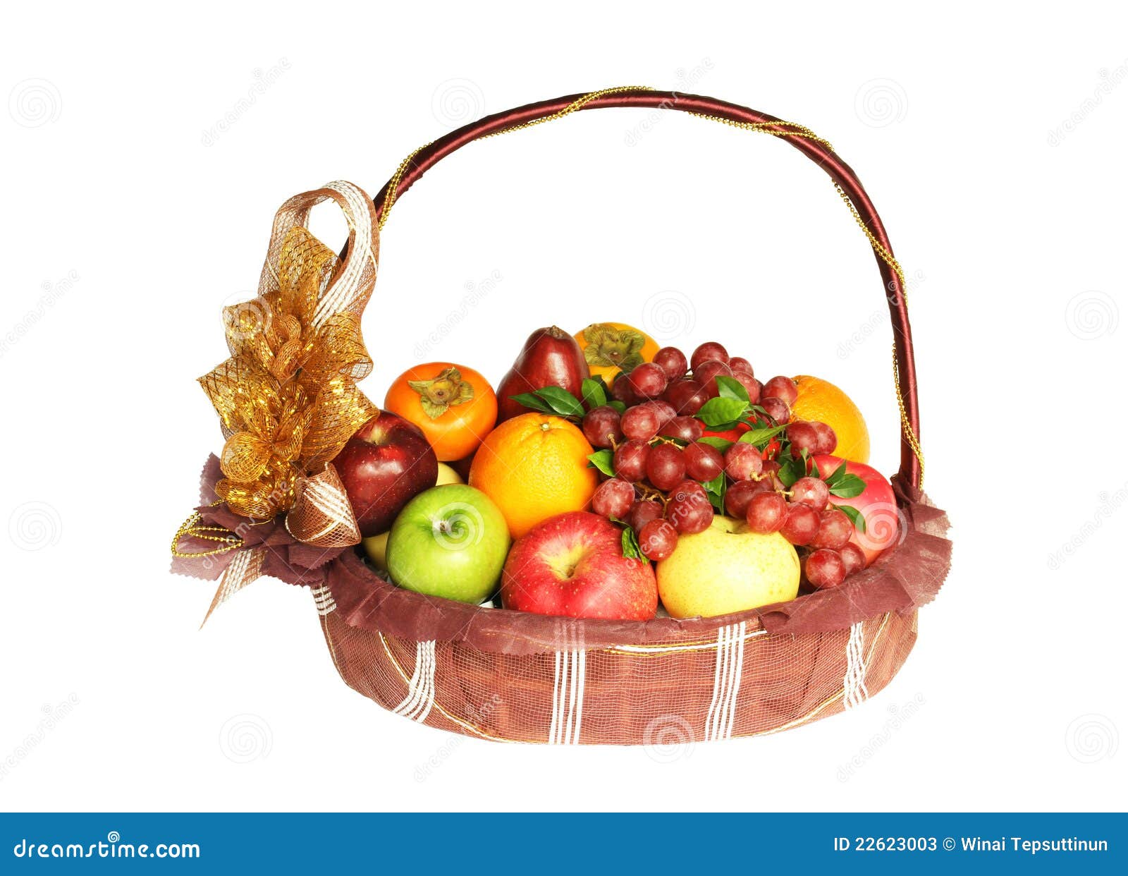 Fruits in basket stock image. Image of vegetarian, fruit - 22623003