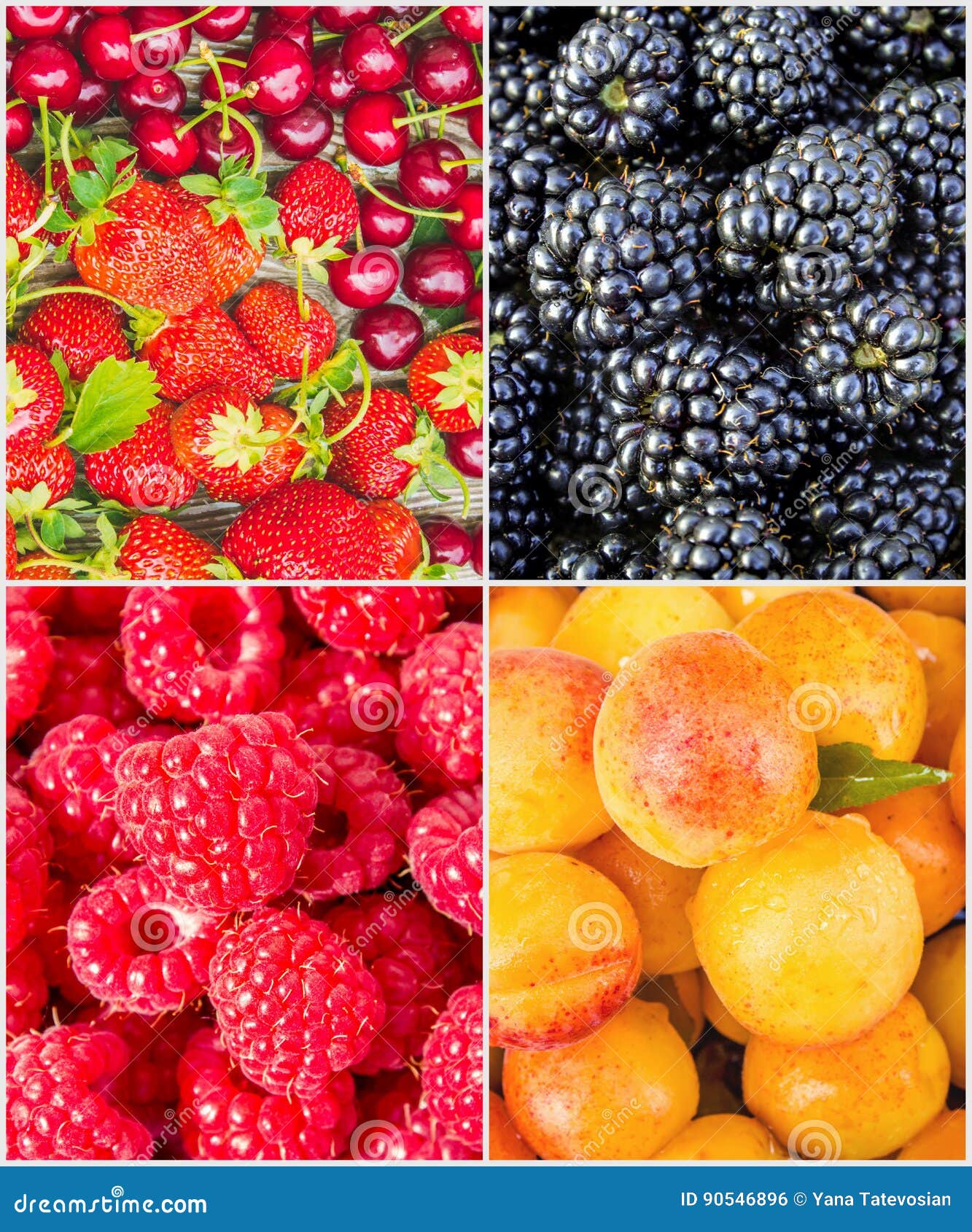 Fruits And Berries. Collage. Stock Photography | CartoonDealer.com ...