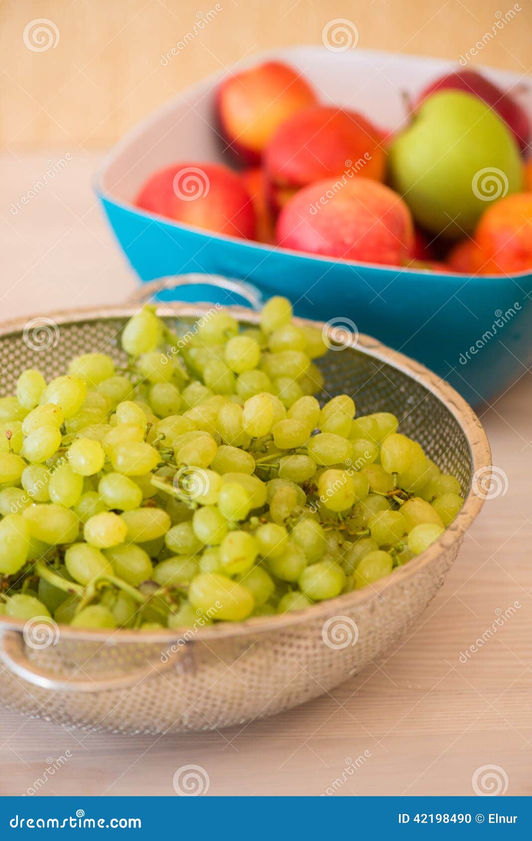 Fruits in the bown stock photo. Image of nectarines, collection - 42198490