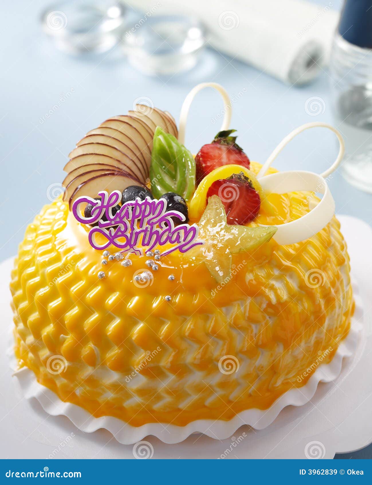 Fruits cake stock image. Image of recipe, cake, dessert - 3962839