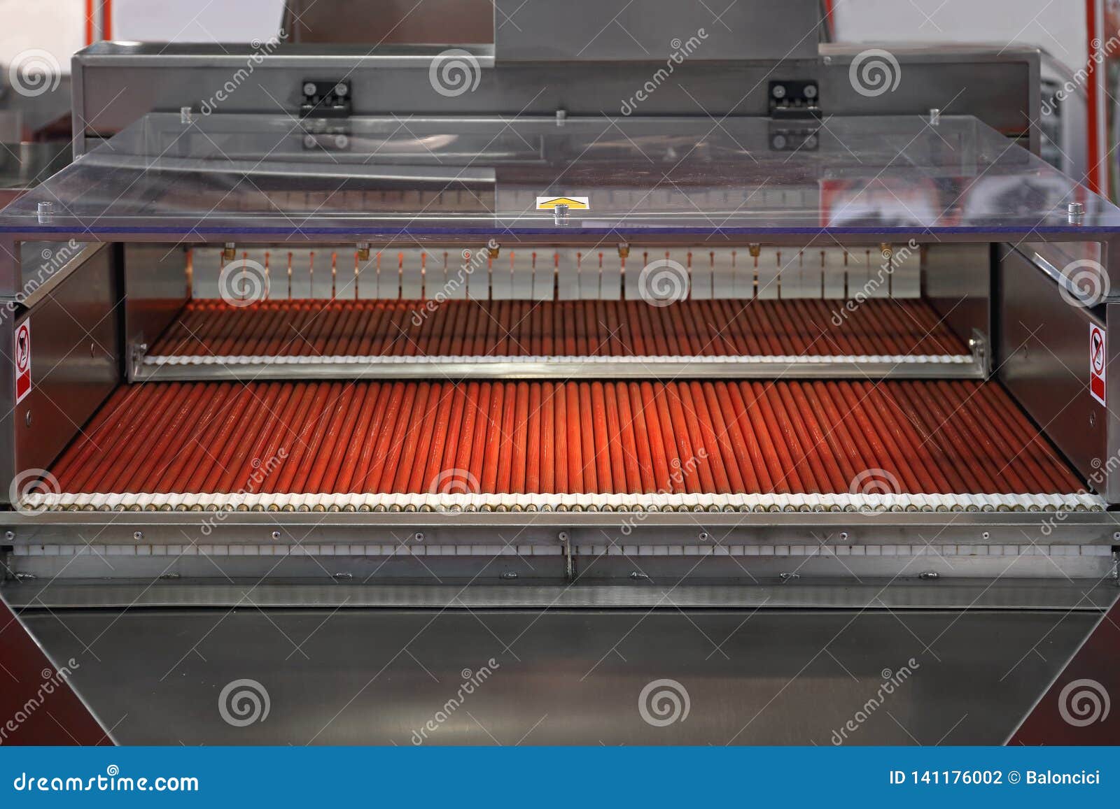 Fruits Calibrating Machine stock photo. Image of fruits - 141176002