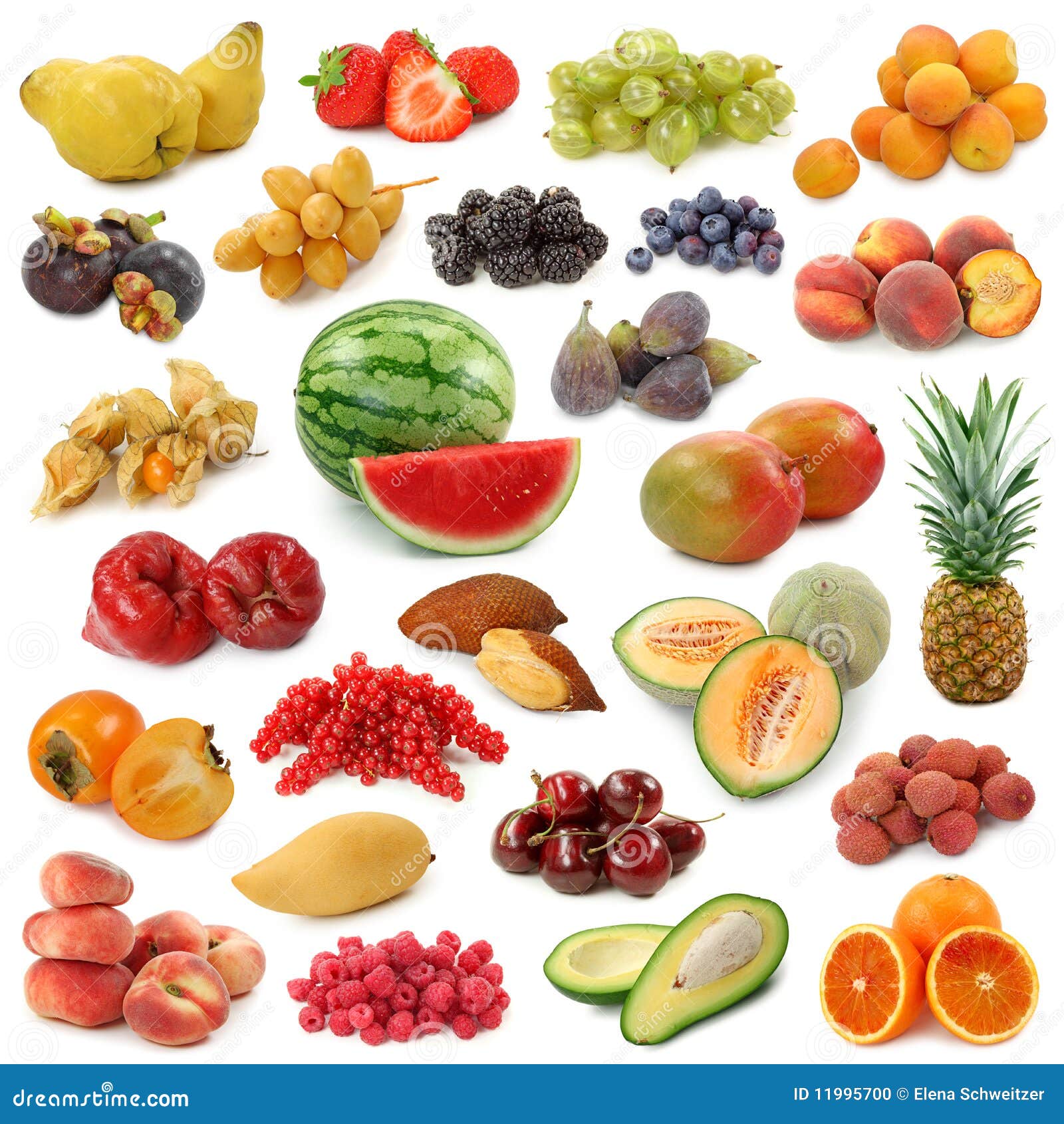 Fruits collection stock photo. Image of kaki, barry, mango - 11995700