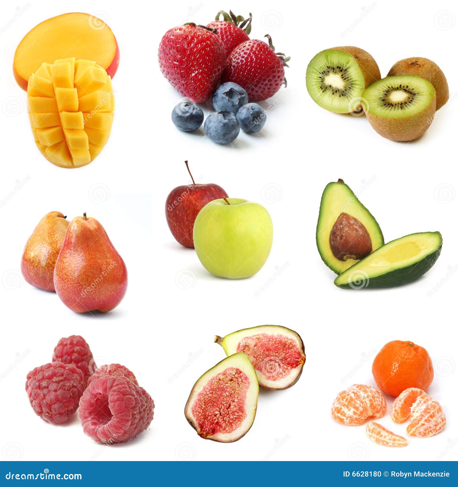 Fruits Collection stock photo. Image of golden, avocado - 6628180