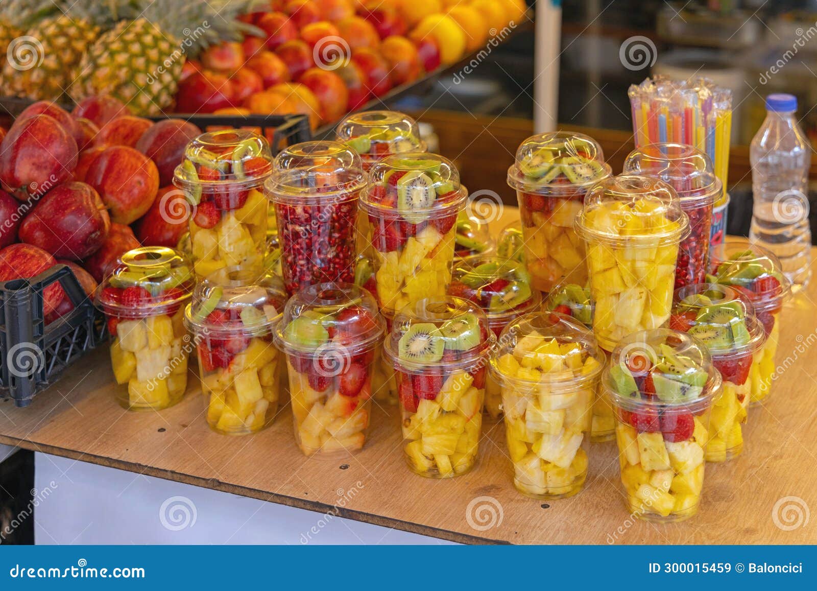 Fruits in Cups stock image. Image of pomegranate, turkiye - 300015459