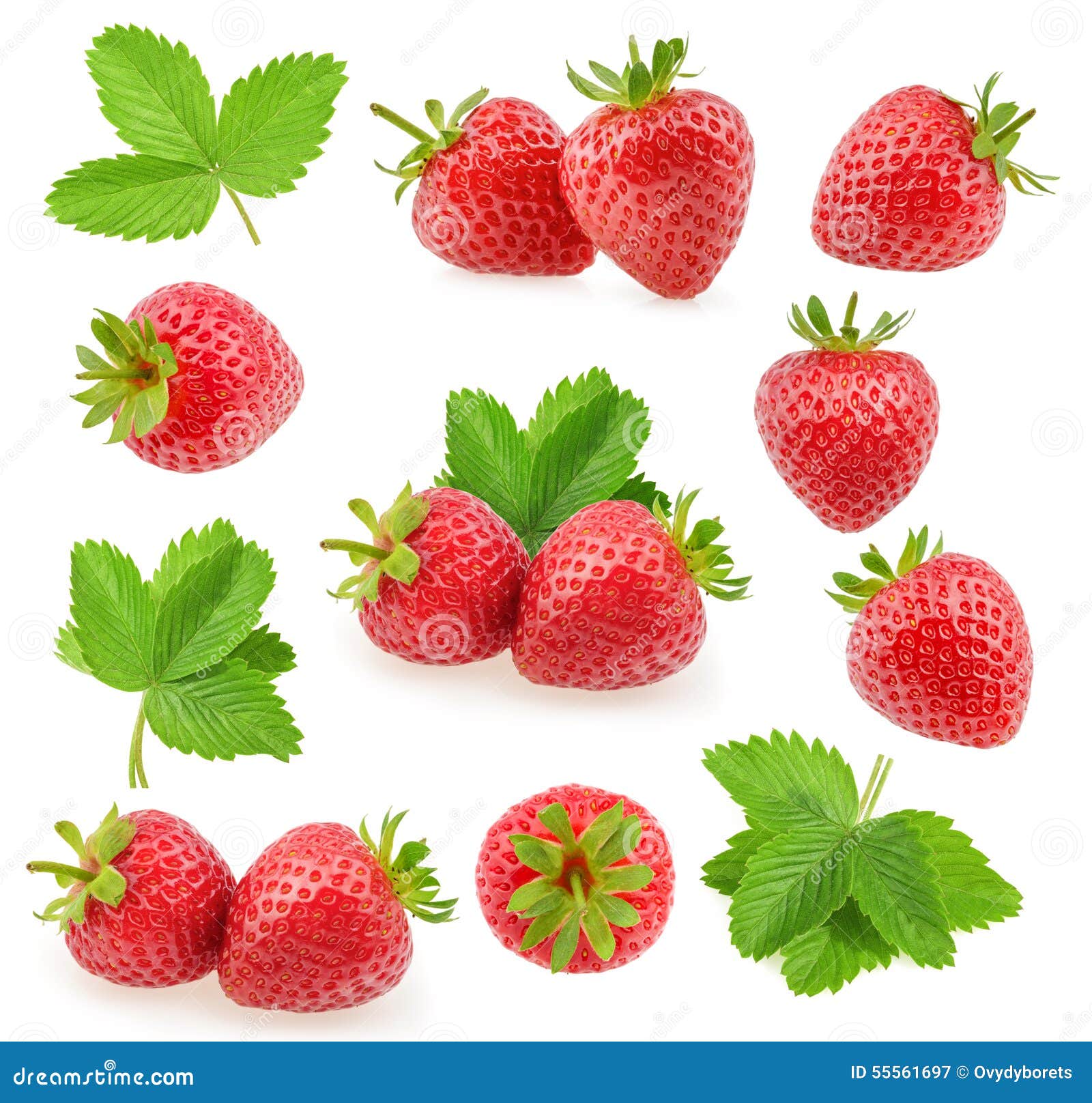 Fruits De Fraise Sur Le Blanc Ramassage Image stock - Image du ...