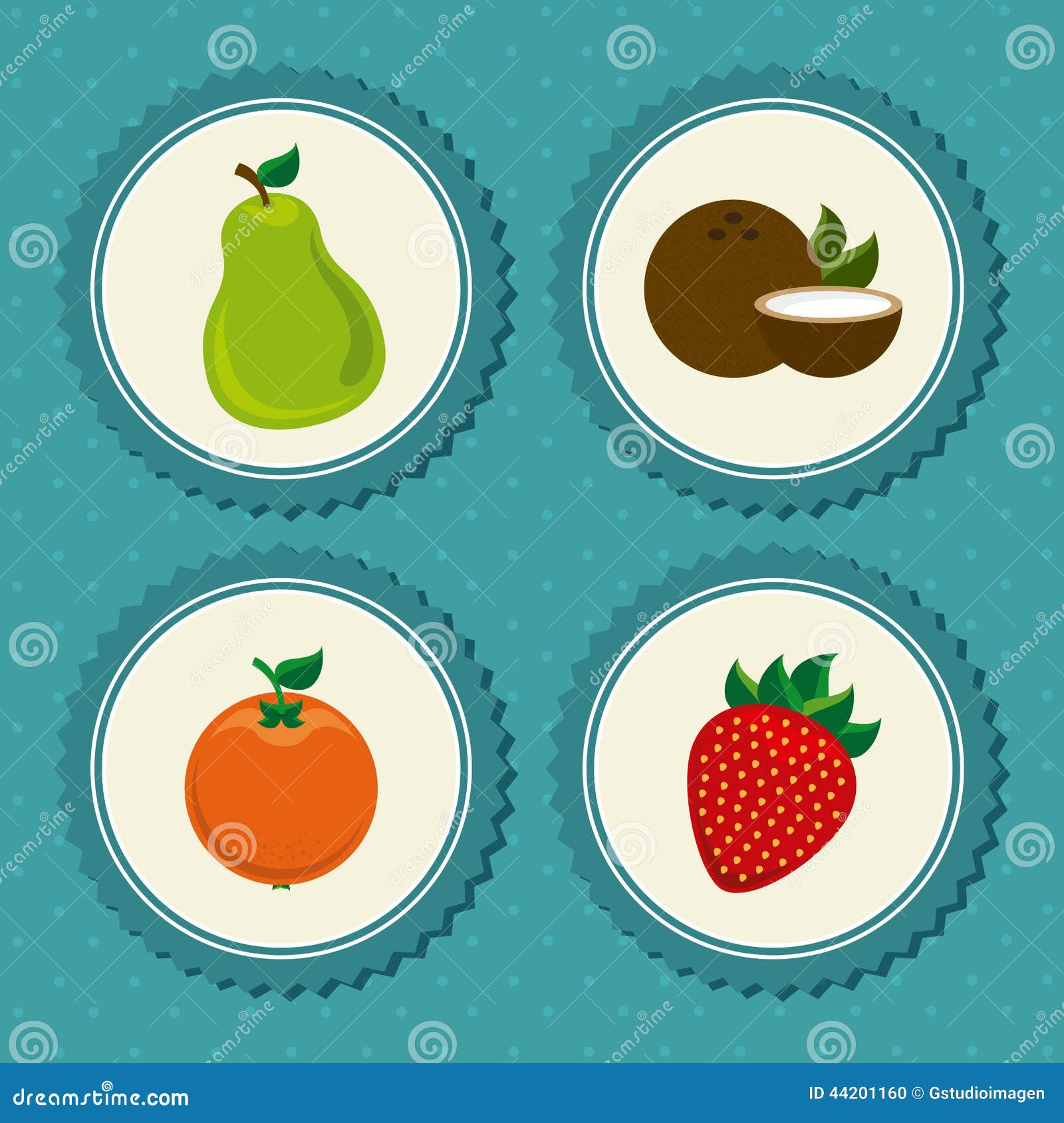Fruits design stock vector. Illustration of restaurant - 44201160