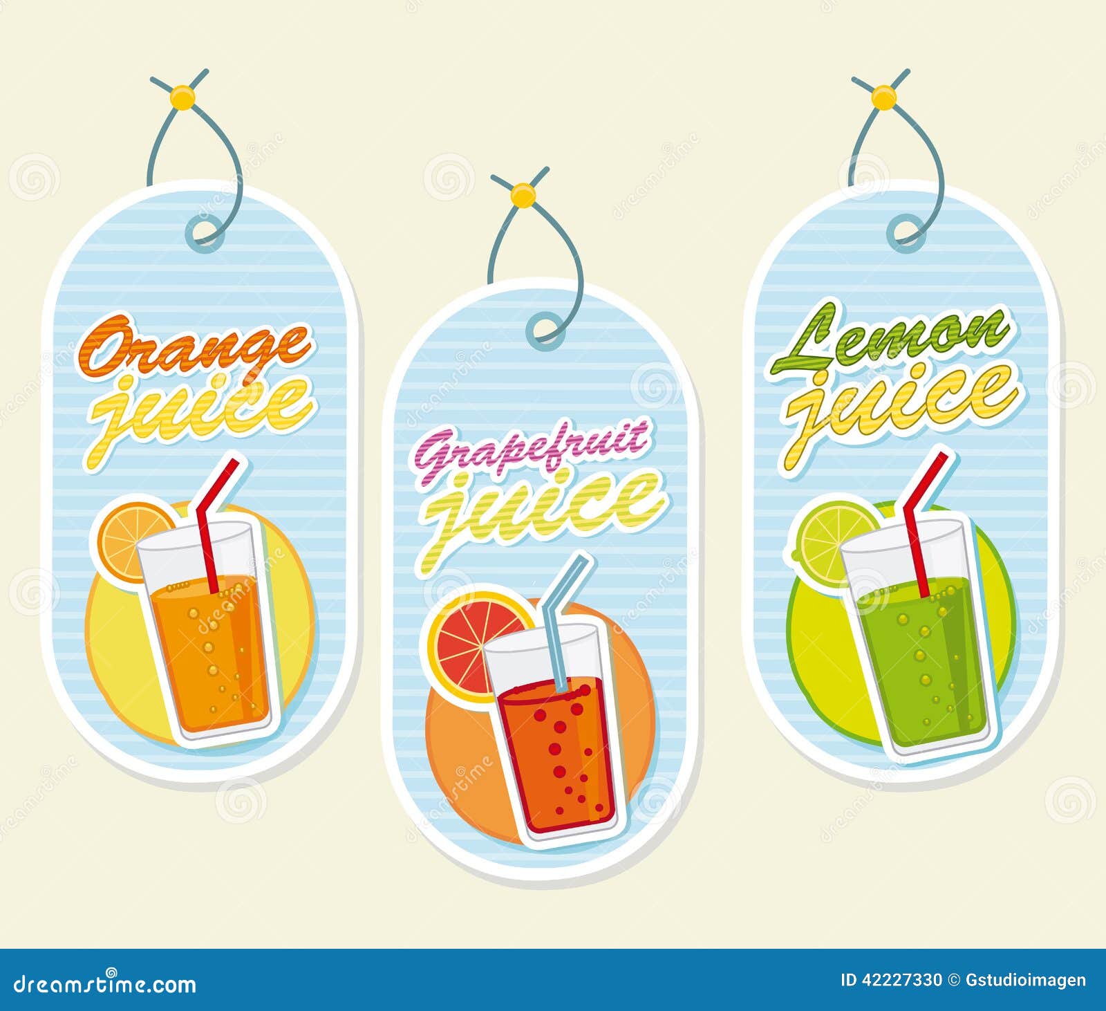 Hang Tag Fruits And Vegetables Cartoon Vector | CartoonDealer.com ...