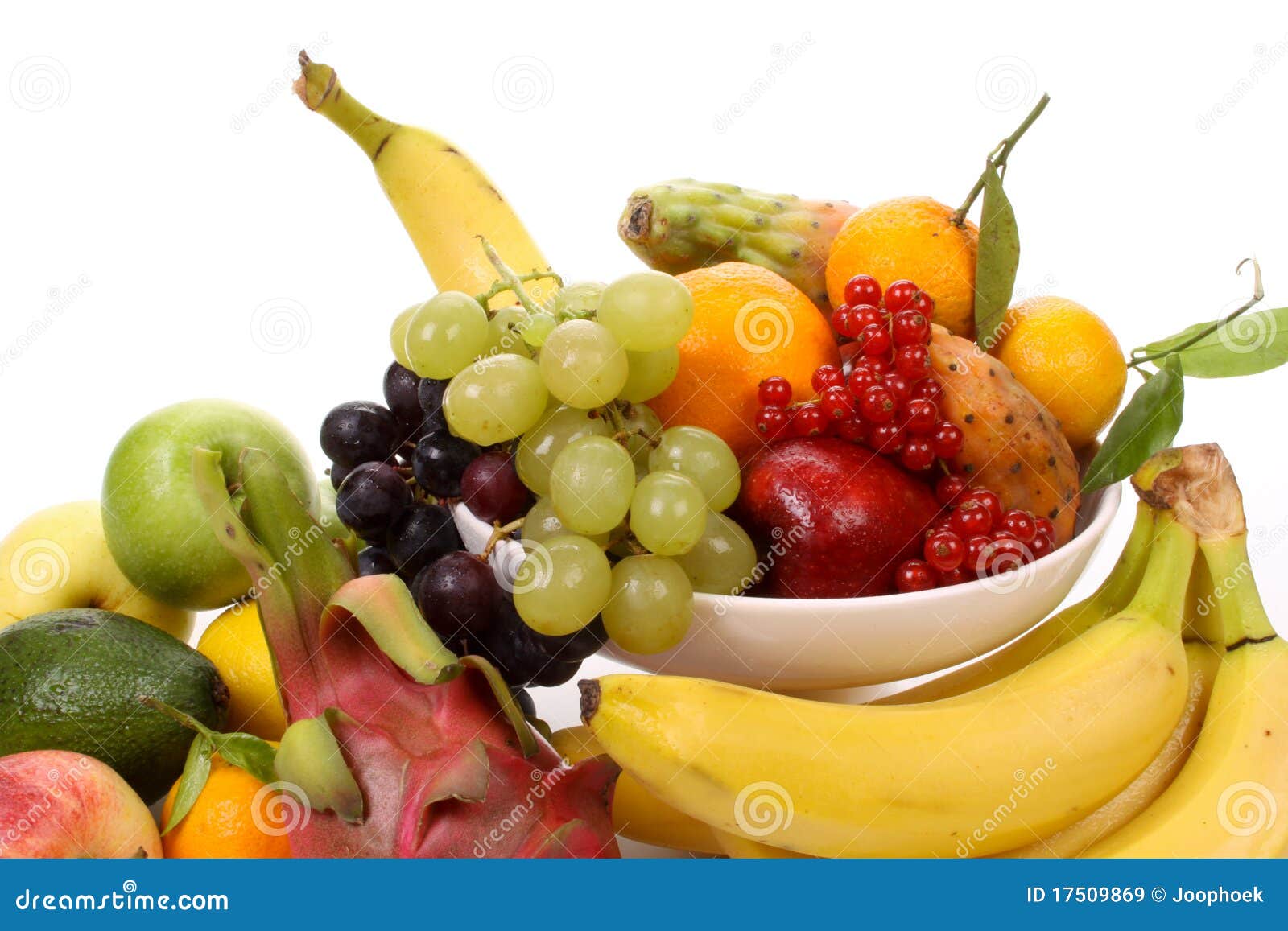 Fruits on a dish stock image. Image of redcurrant, food - 17509869