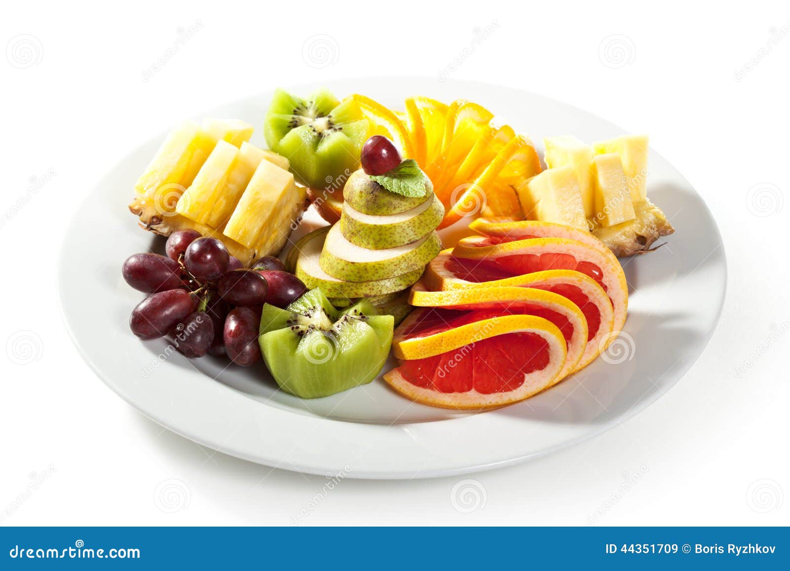 Fruits Dish stock image. Image of berry, diet, pineapple - 44351709