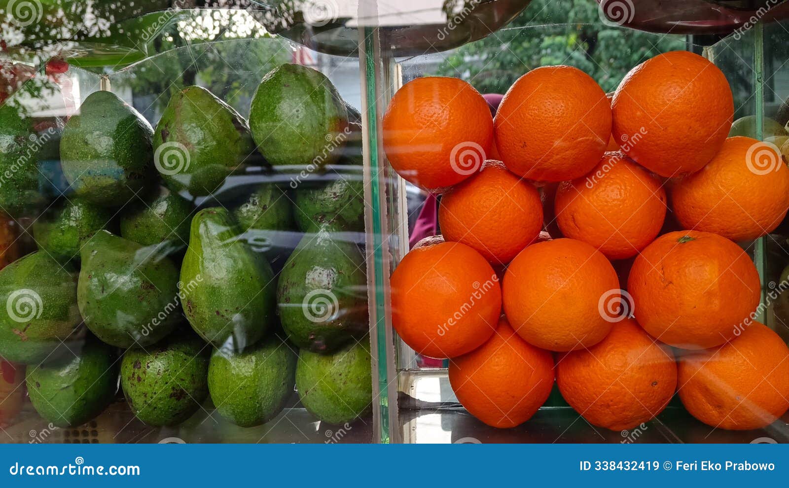 Fruits on Display at a Juice Shop Stock Image - Image of freshness ...