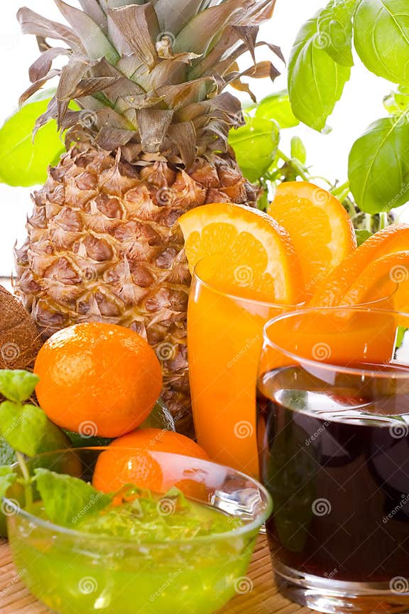 Fruits and Drinks stock image. Image of juice, lemon, tasty - 4053437