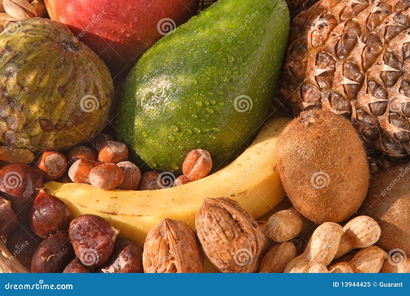 Fruits and drops stock image. Image of country, peanuts - 13944425