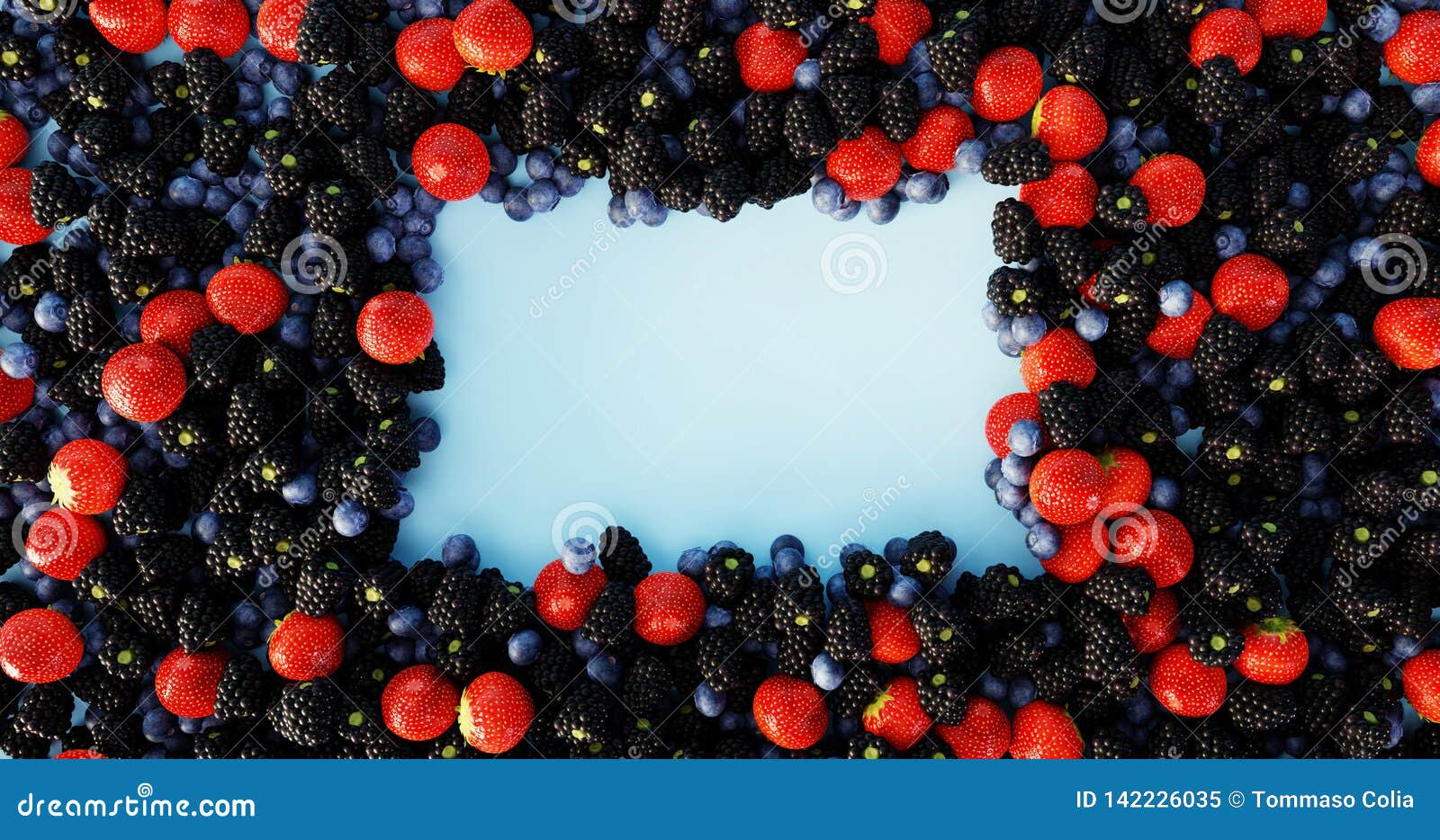 Fruits Of The Forest Background Stock Illustration - Illustration of ...