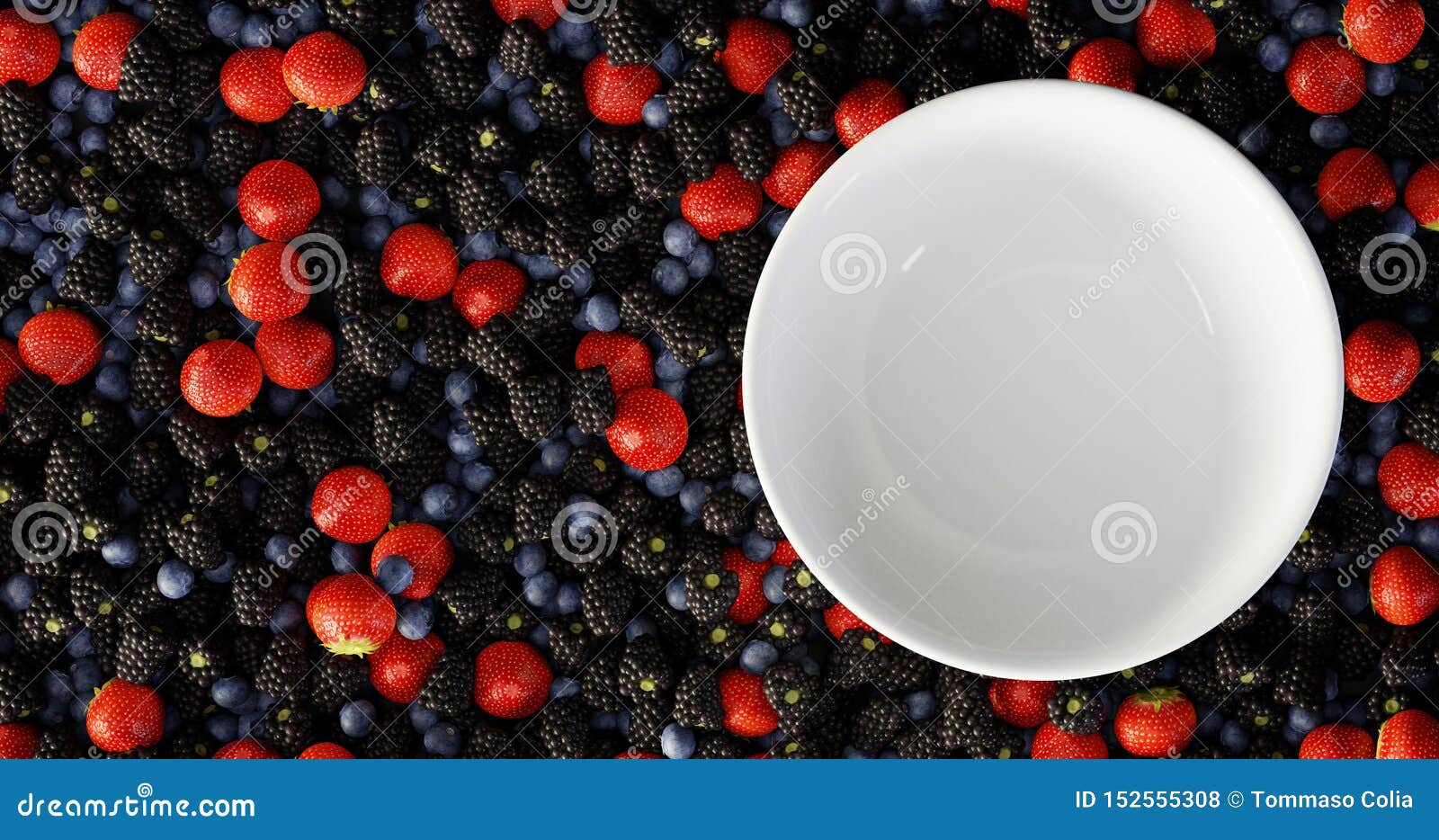 Fruits of the Forest Background Stock Illustration - Illustration of ...