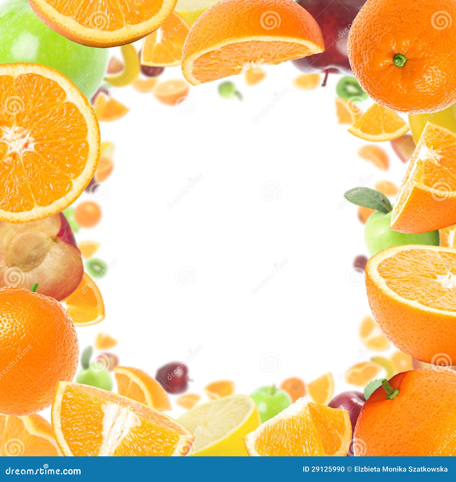 Fruits frame stock photo. Image of citrus, copy, banner - 29125990