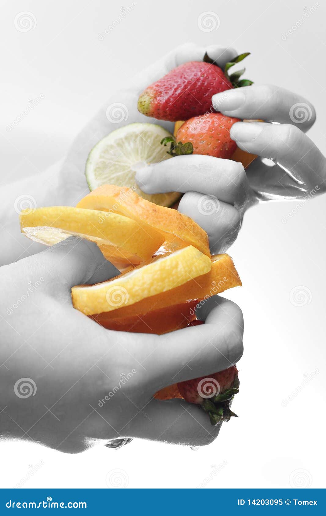 Fruits in hands stock image. Image of kitchen, lime, color - 14203095