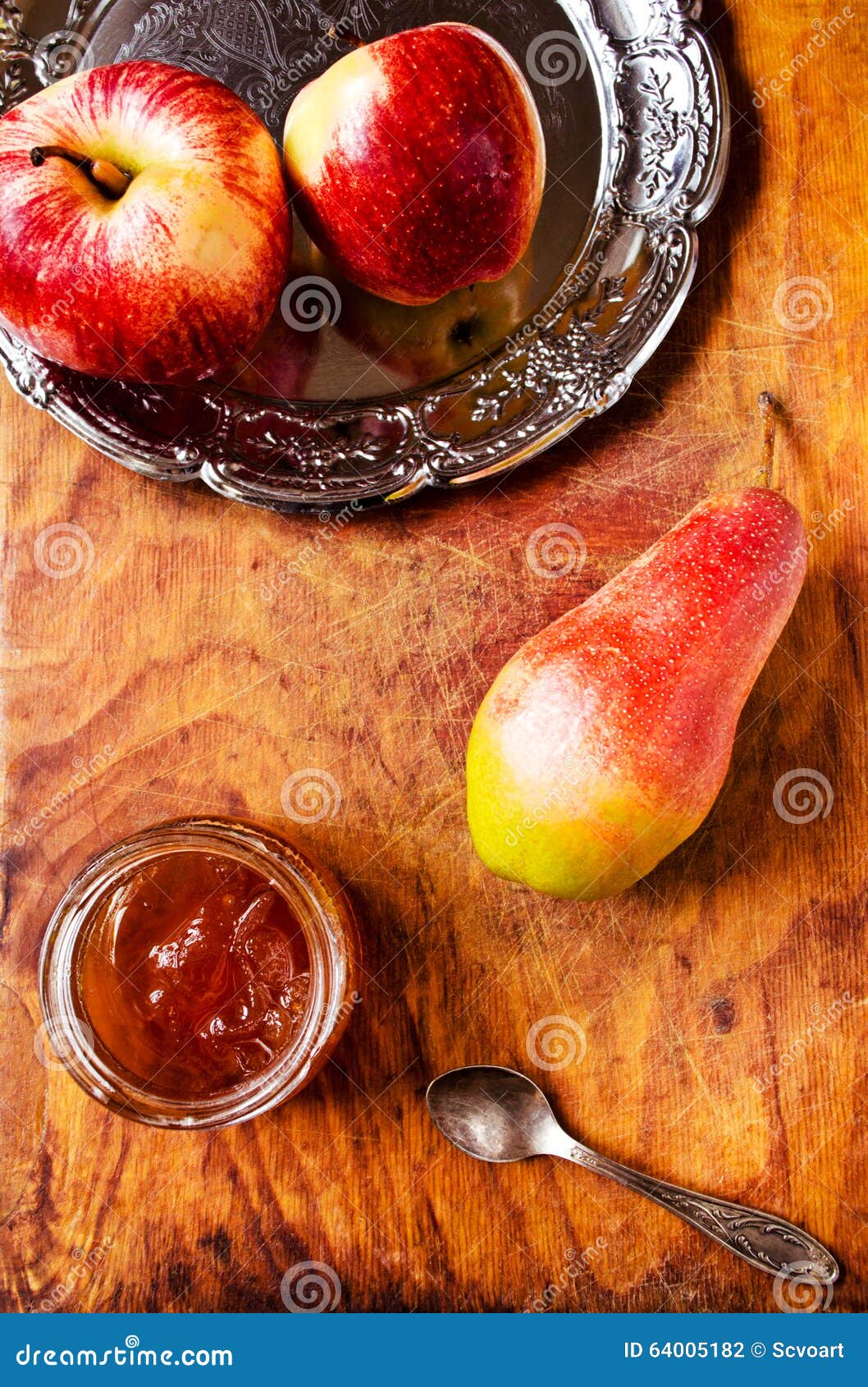 Fruits and Homemade Jam on a Kitchen Table Stock Photo - Image of fruit ...
