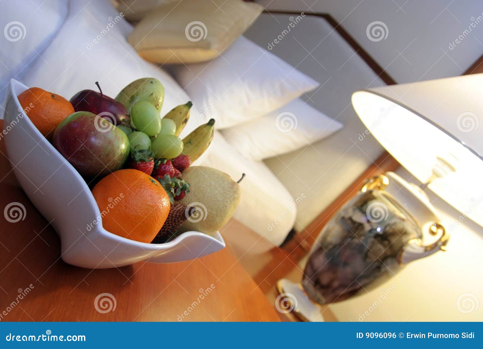 Fruits in hotel room stock photo. Image of five, accommodation - 9096096
