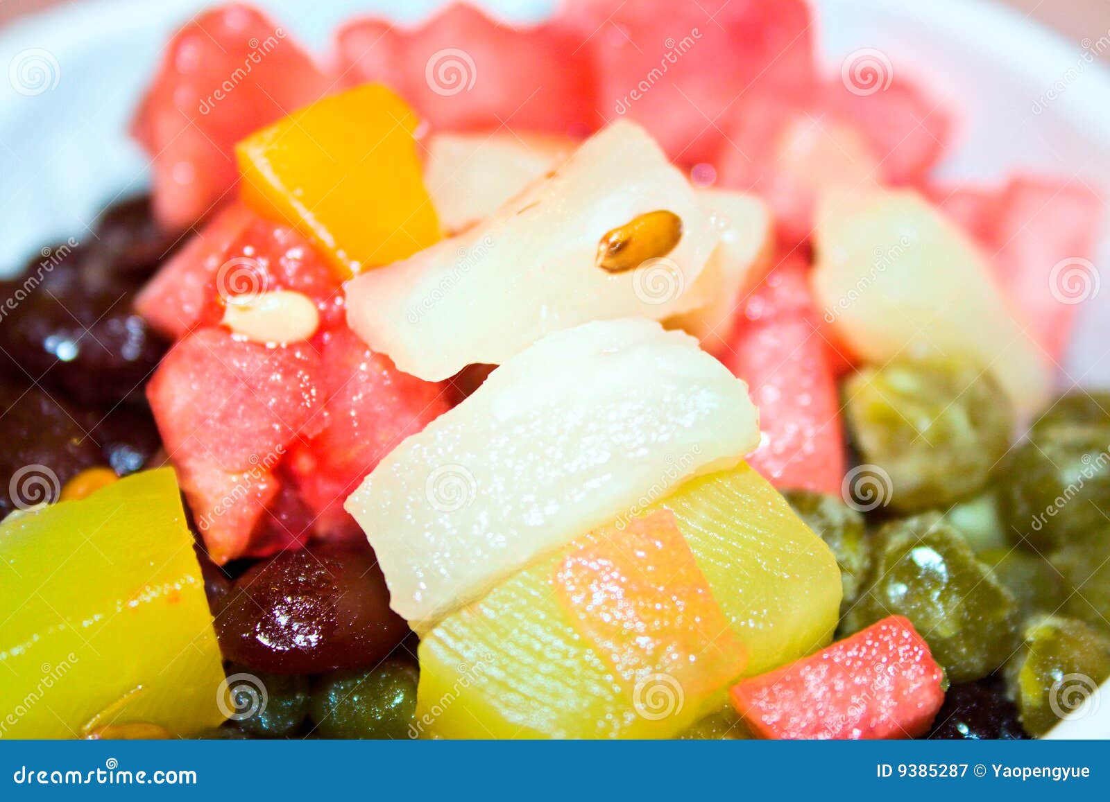 Fruits Ice porridge stock image. Image of icecream, jelly - 9385287
