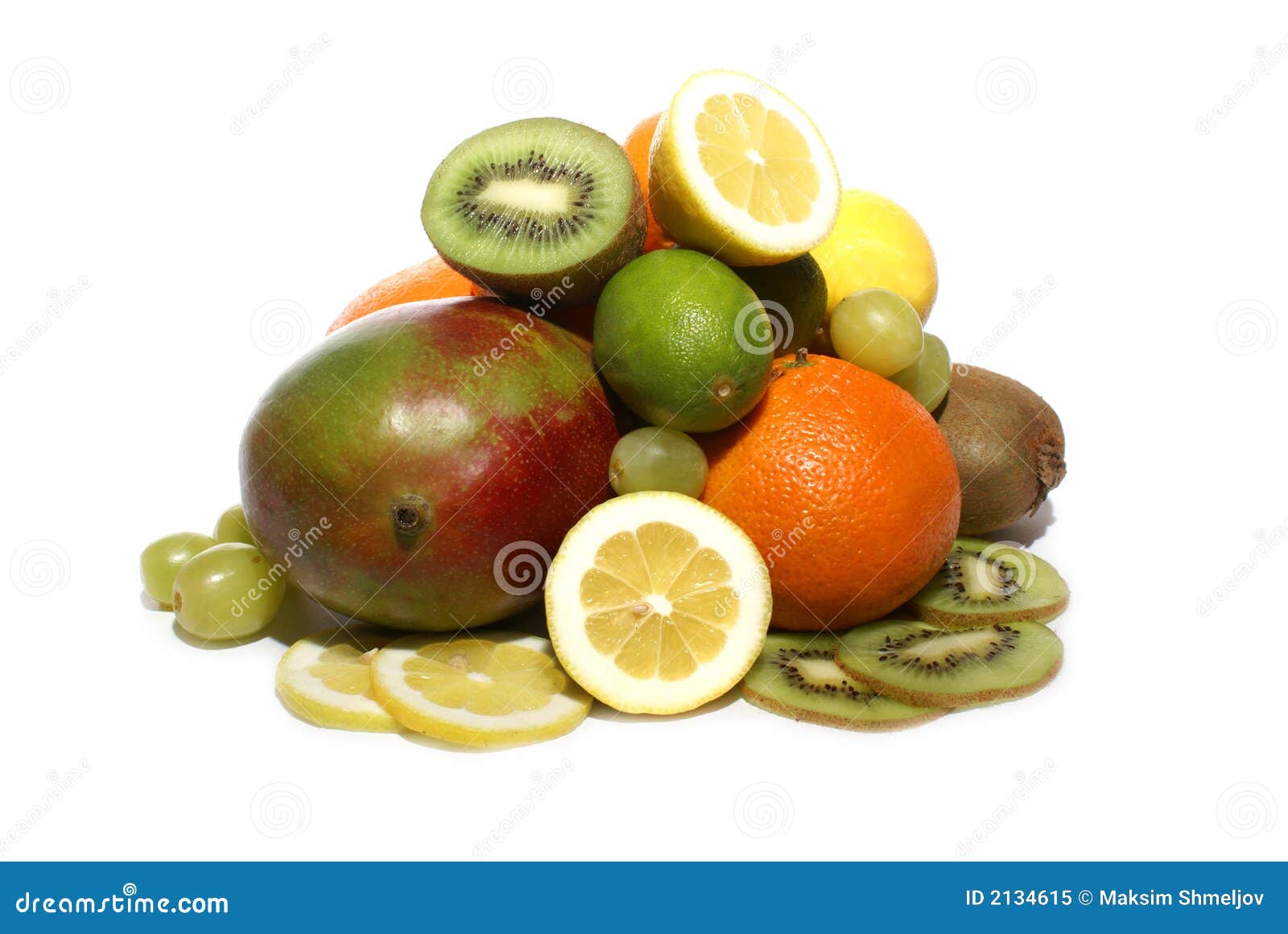 Fruits Isolated On White Picture. Image: 2134615