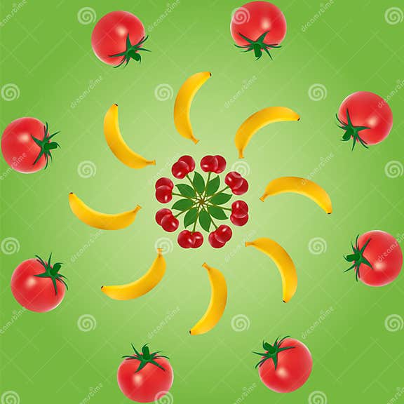 Fruits layers stock vector. Illustration of circle, layer - 78368081