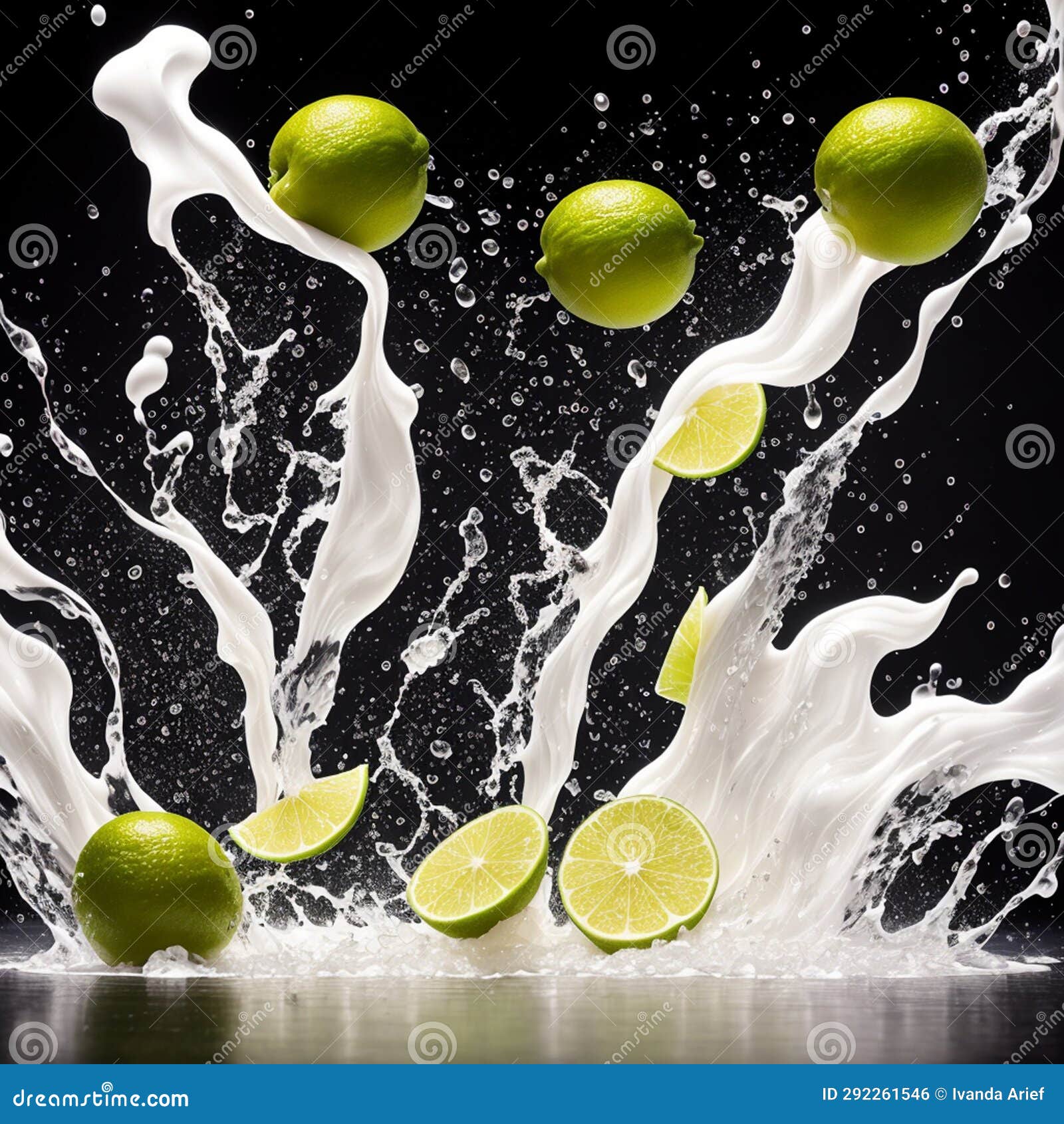 Fruits Lemon Explode with Huge Particles Splashing on the Air Stock ...