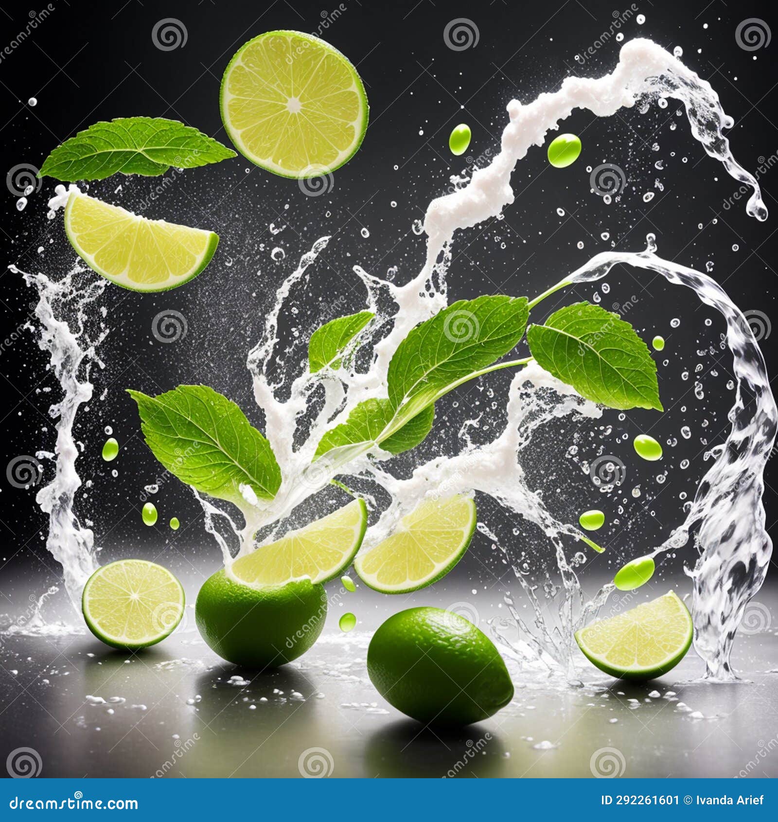 Fruits Lemon Explode with Huge Particles Splashing on the Air Stock ...