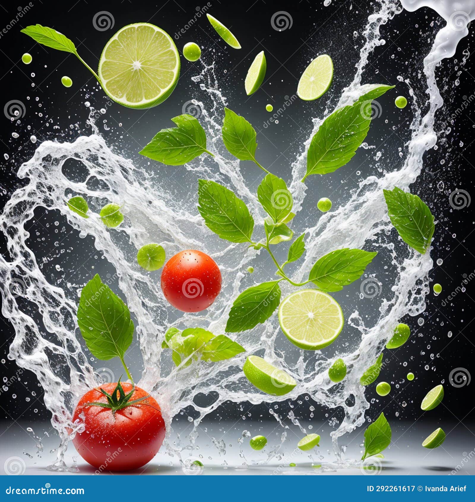 Fruits Lemon Explode with Huge Particles Splashing on the Air Stock ...