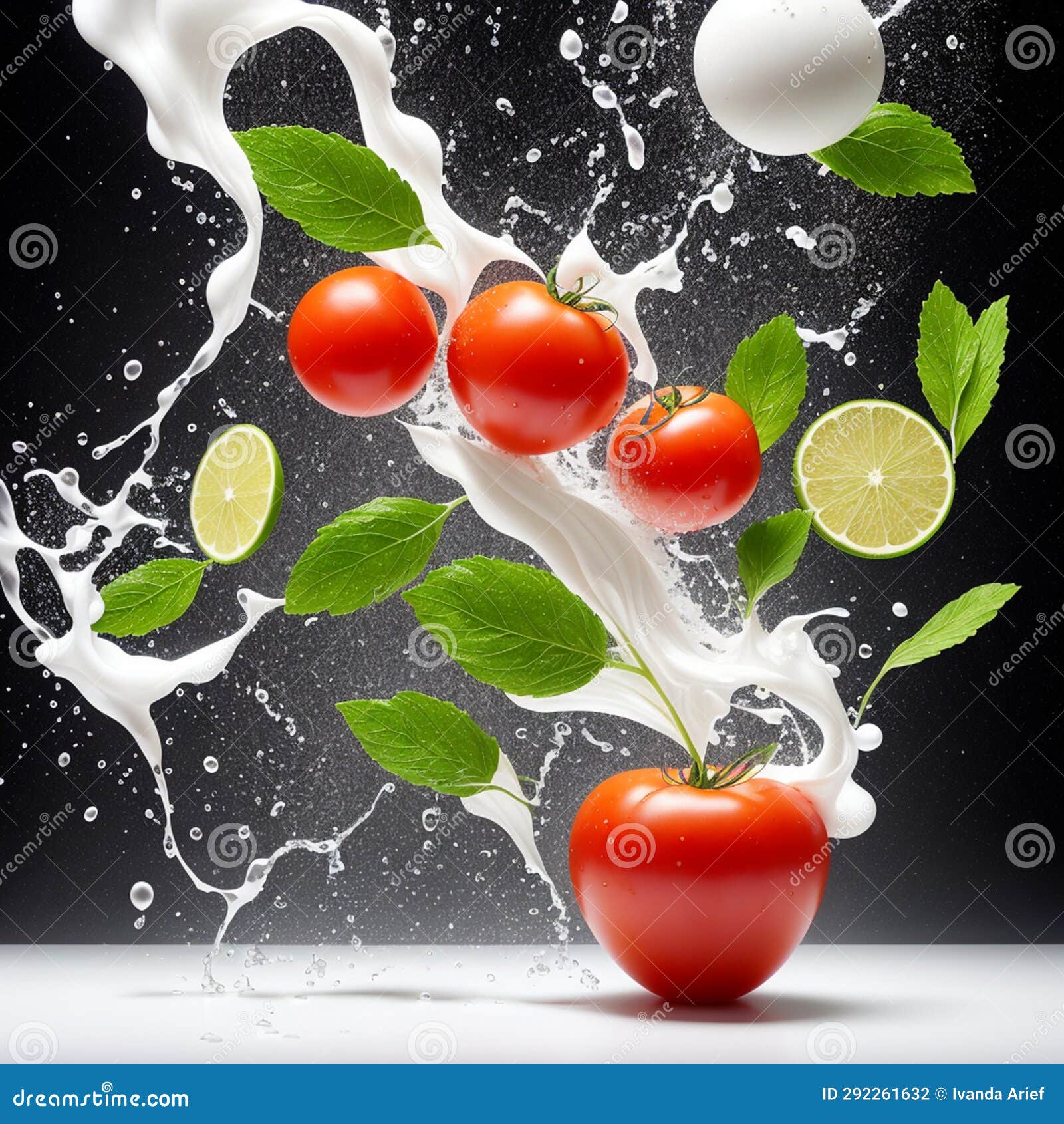 Fruits Lemon Explode with Huge Particles Splashing on the Air Stock ...