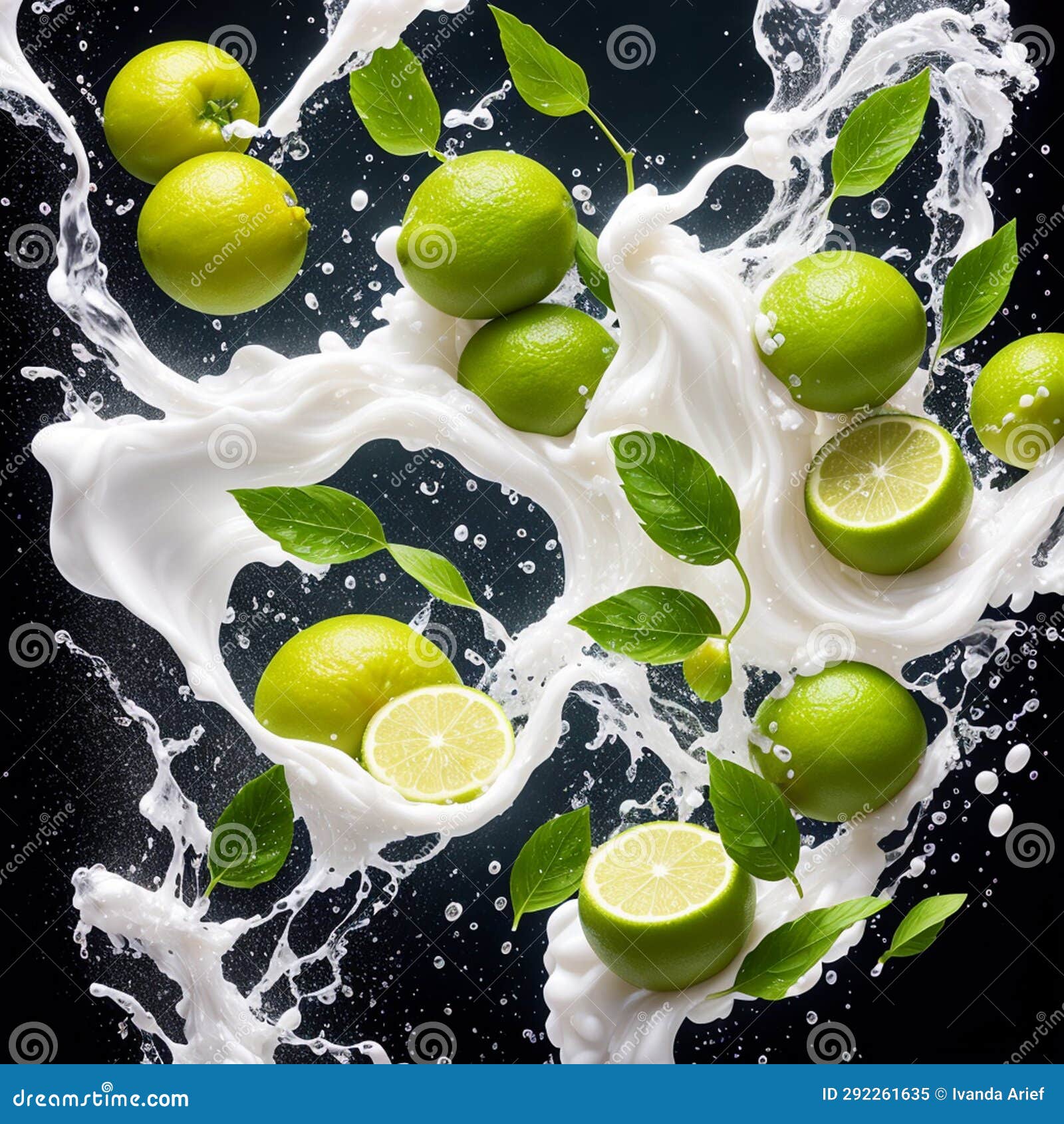 Fruits Lemon Explode with Huge Particles Splashing on the Air Stock ...