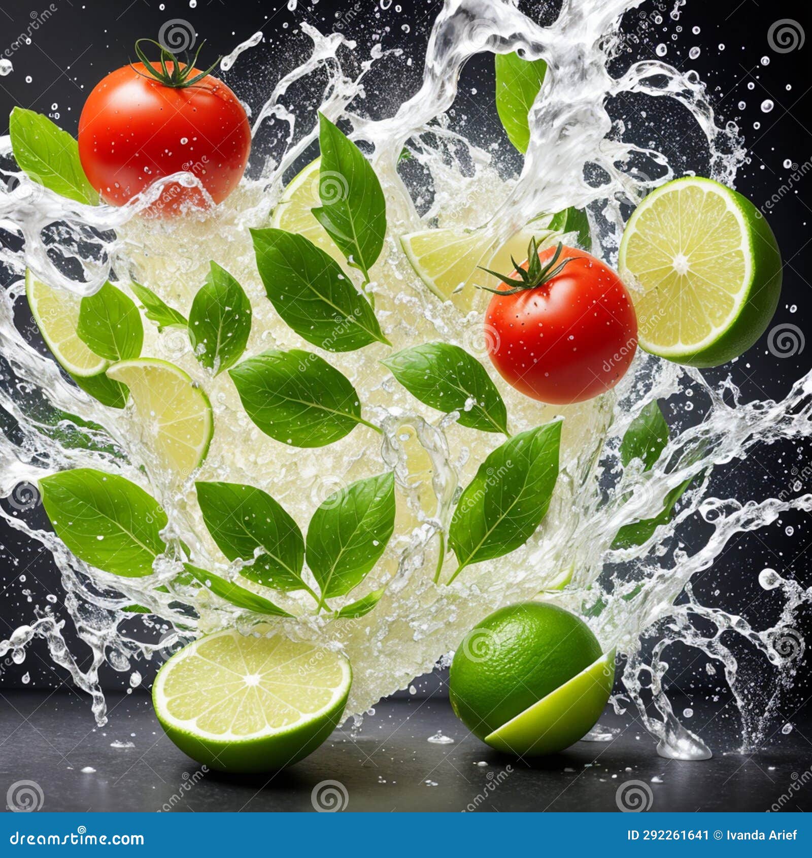 Fruits Lemon Explode with Huge Particles Splashing on the Air Stock ...